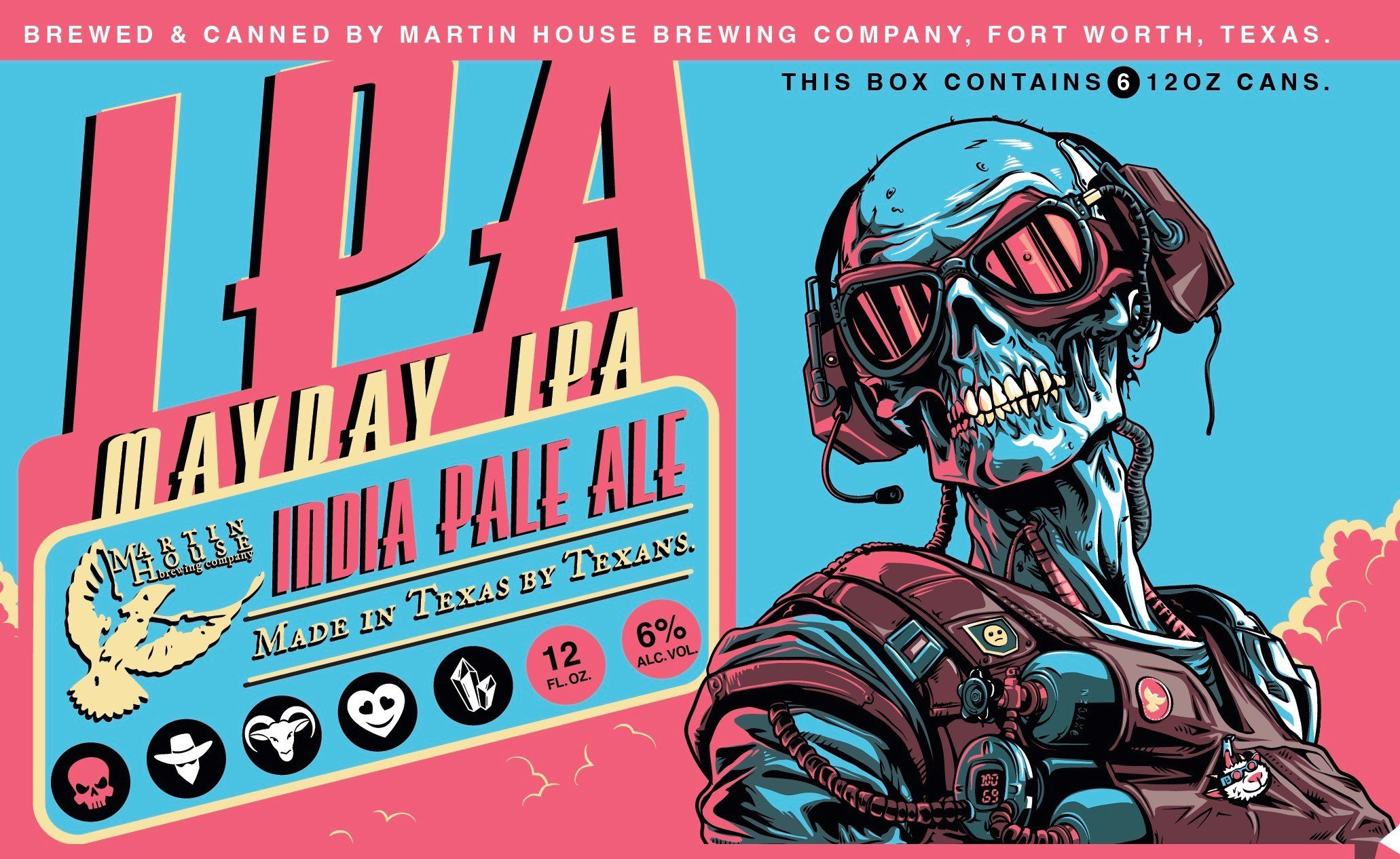 Martin House Mayday IPA Craft Beer 6 pk Cans - Shop Beer at H-E-B