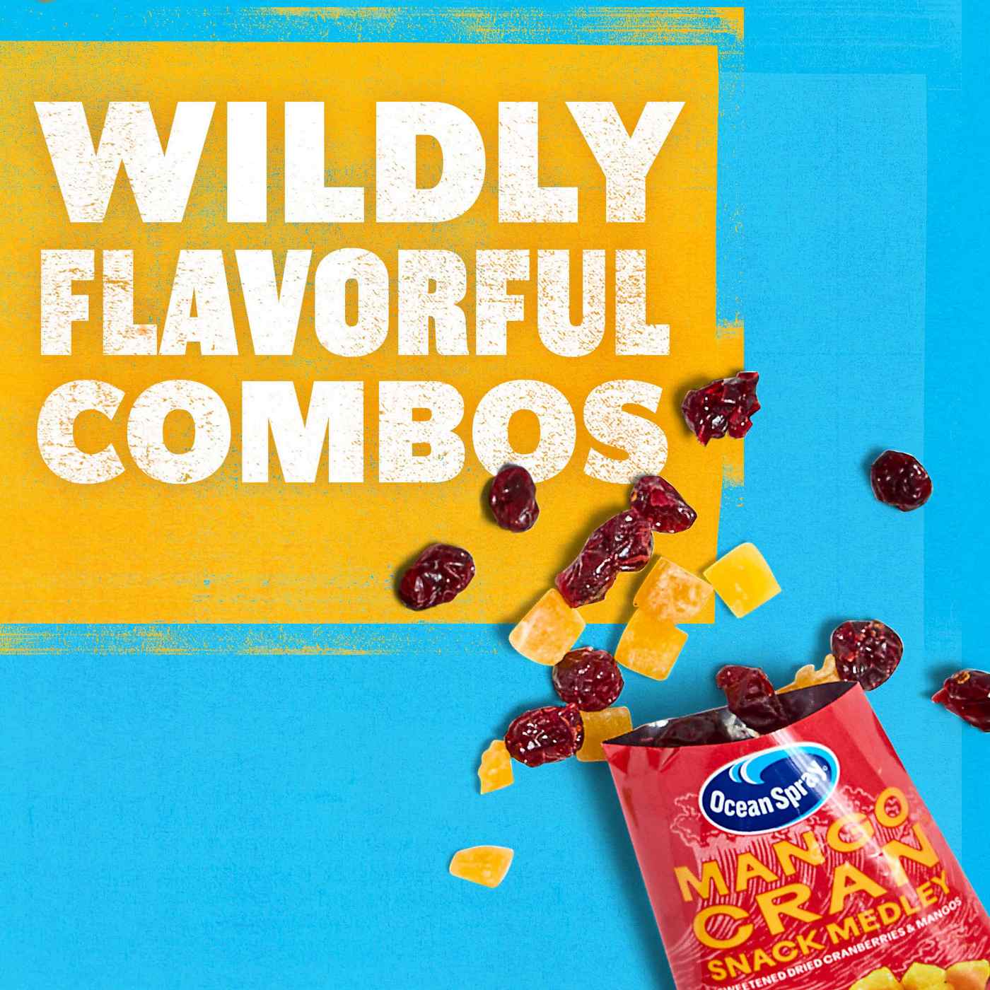 Ocean Spray Snack Medley Mango Cran 5 pk - Shop Berries & cherries at H-E-B