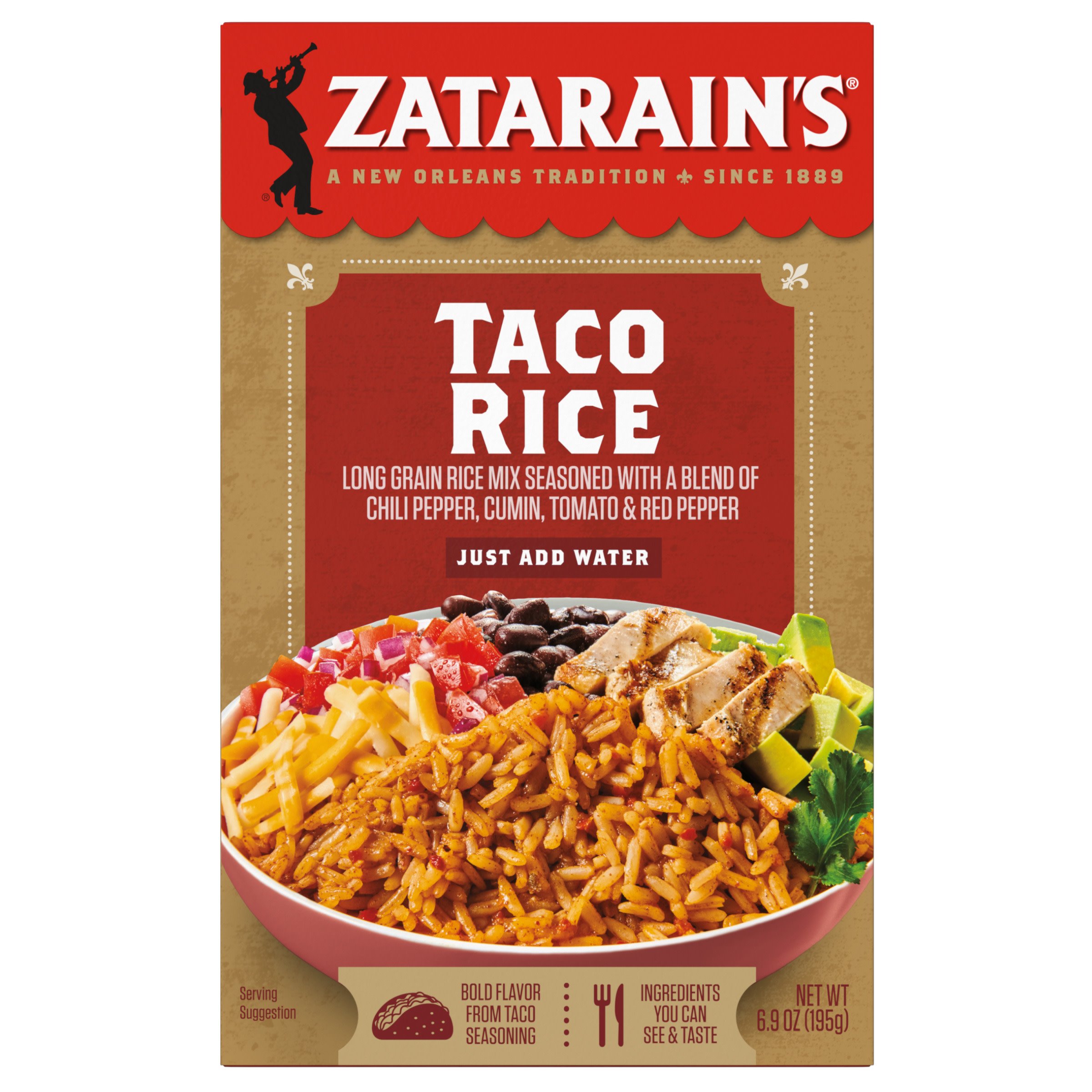 Zatarain's Taco Rice Mix - Shop Rice & grains at H-E-B