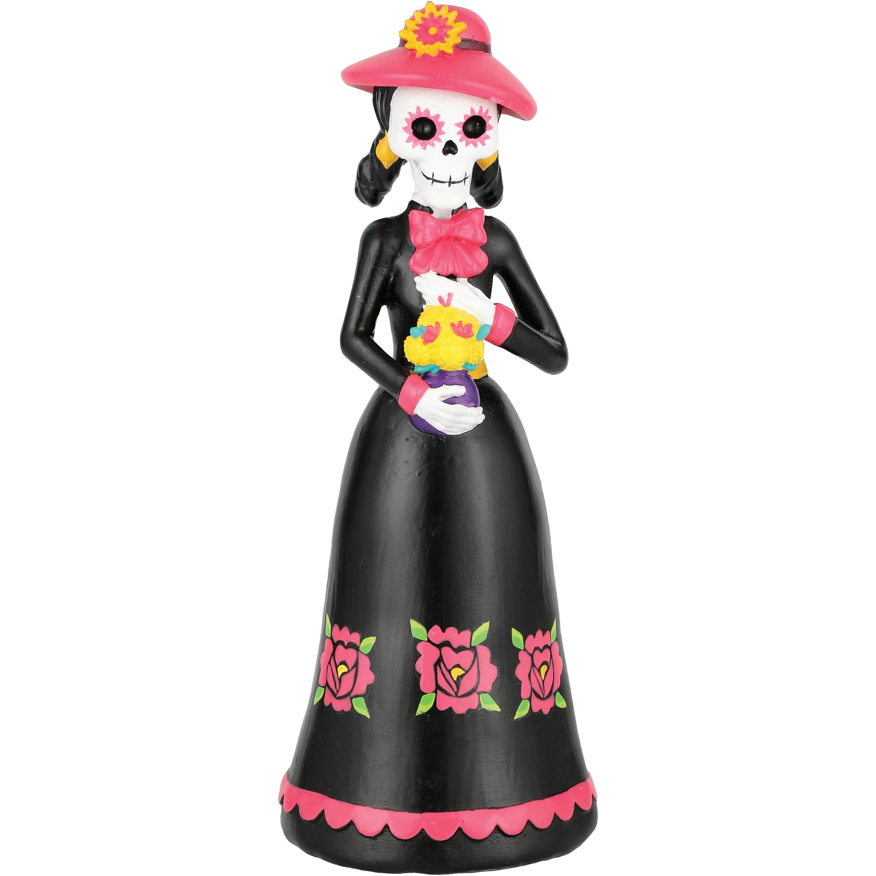 Destination Holiday Day of the Dead Resin Catrina with Flowers - Shop ...