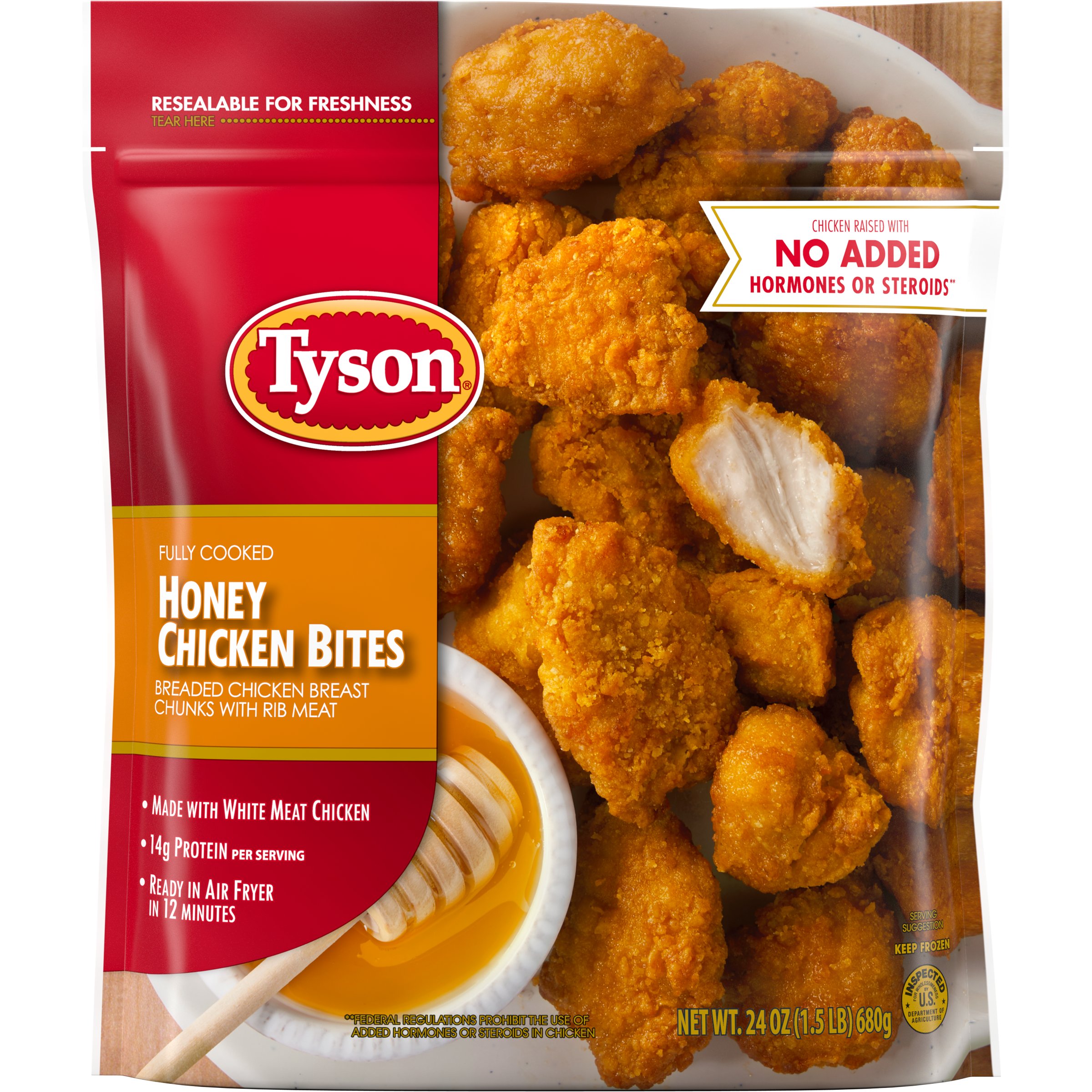 Tyson Fully Cooked Frozen Honey Chicken Bites - Shop Chicken at H-E-B
