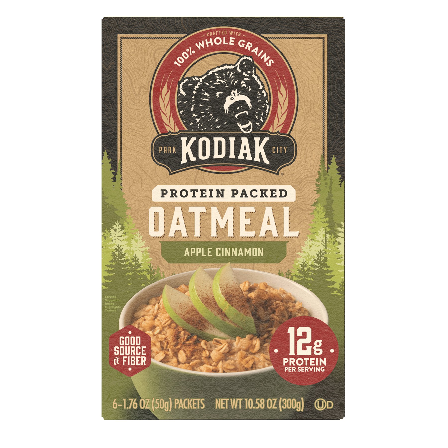 Kodiak 12g Protein Packed Oatmeal Packets - Apple Cinnamon - Shop ...
