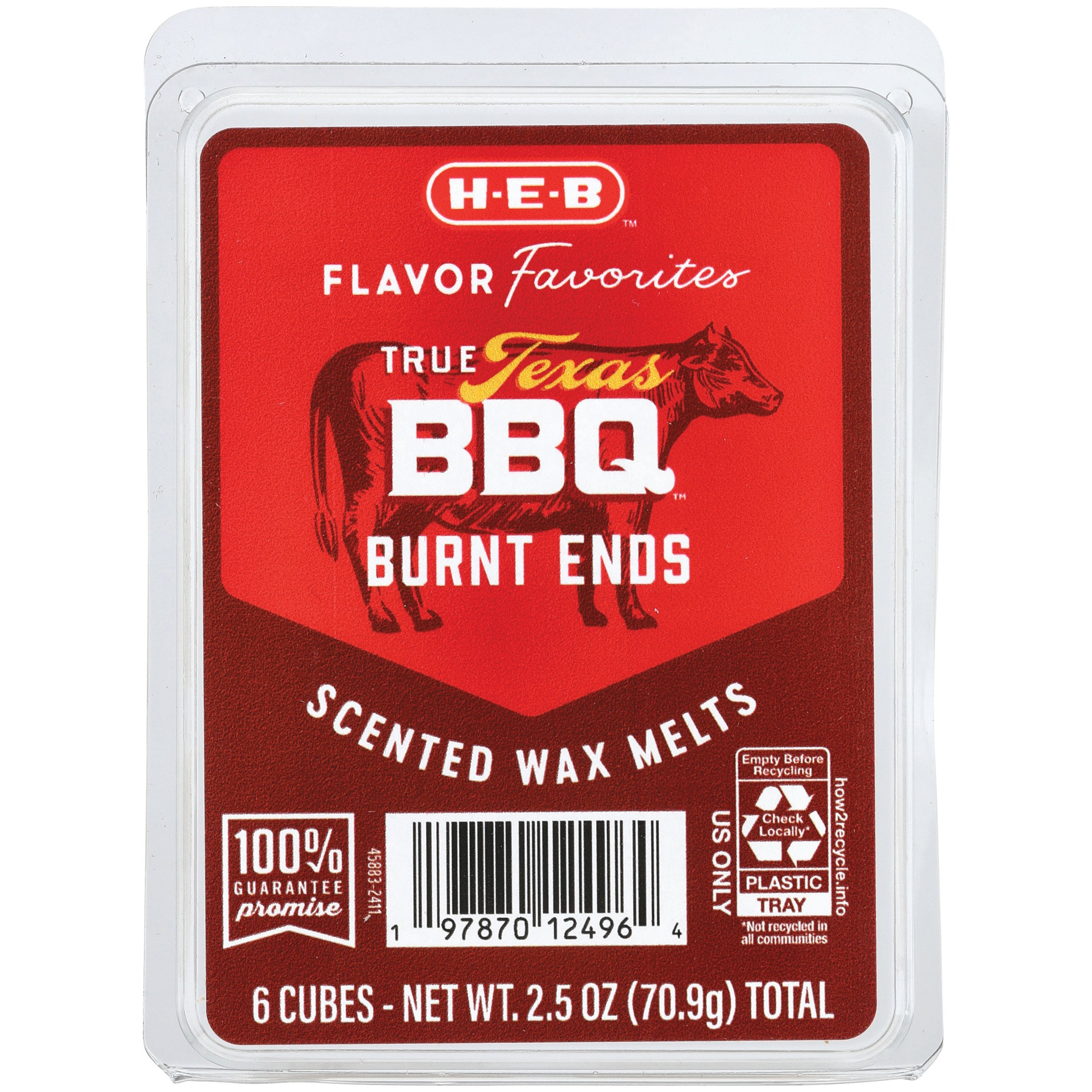 H-E-B Flavor Favorites True Texas BBQ Burnt Ends Scented Wax Melts ...