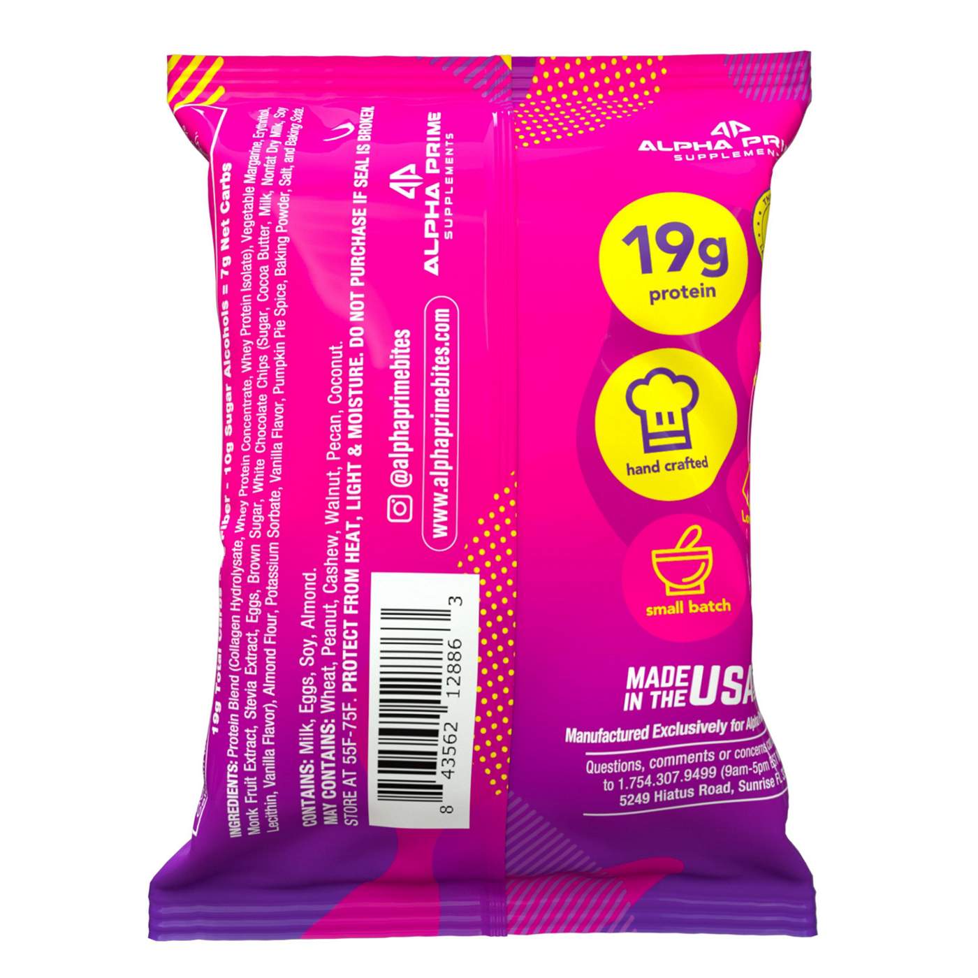 Prime Bites 19g Protein Brownie - Chocolate Glazed Donut - Shop Granola ...