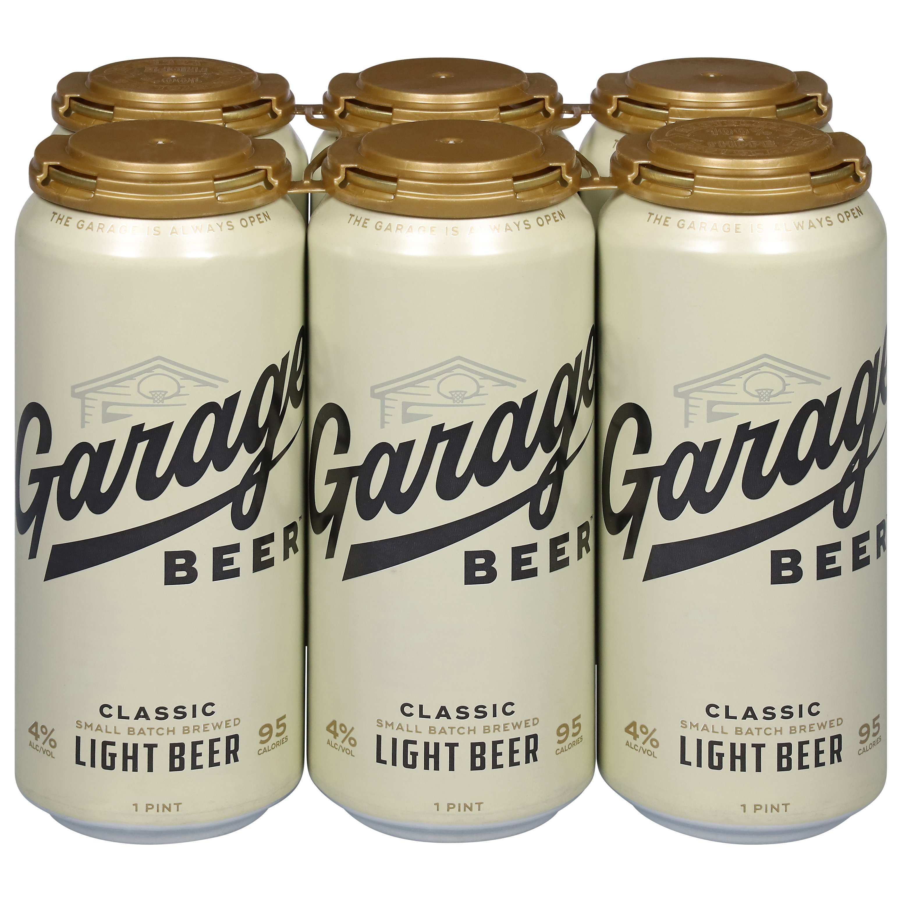 Garage Beer Classic Light Beer Cans, 6 pk - Shop Beer at H-E-B
