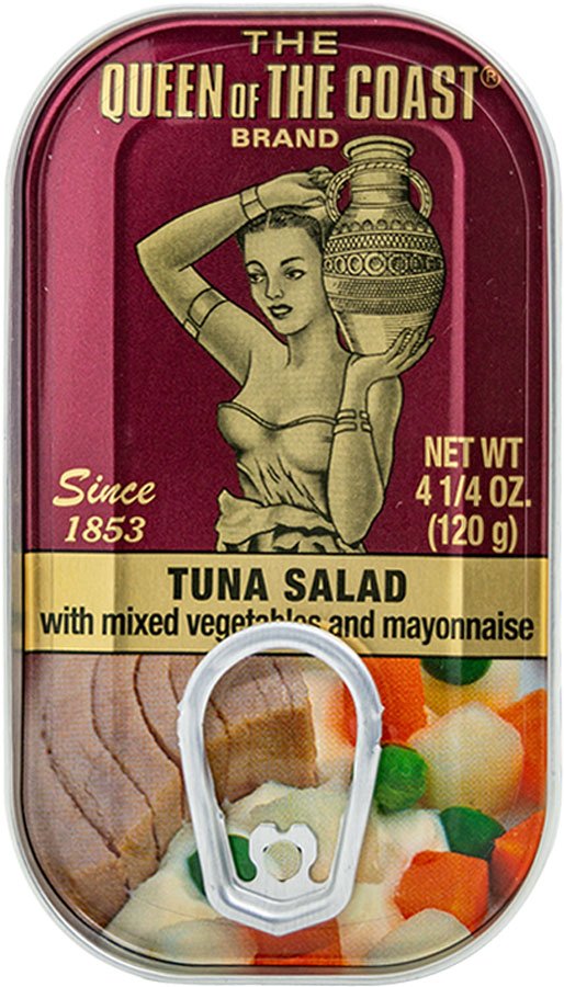 The Queen of the Coast Tuna Salad with Mixed Vegetables and Mayo, 4.23 ...
