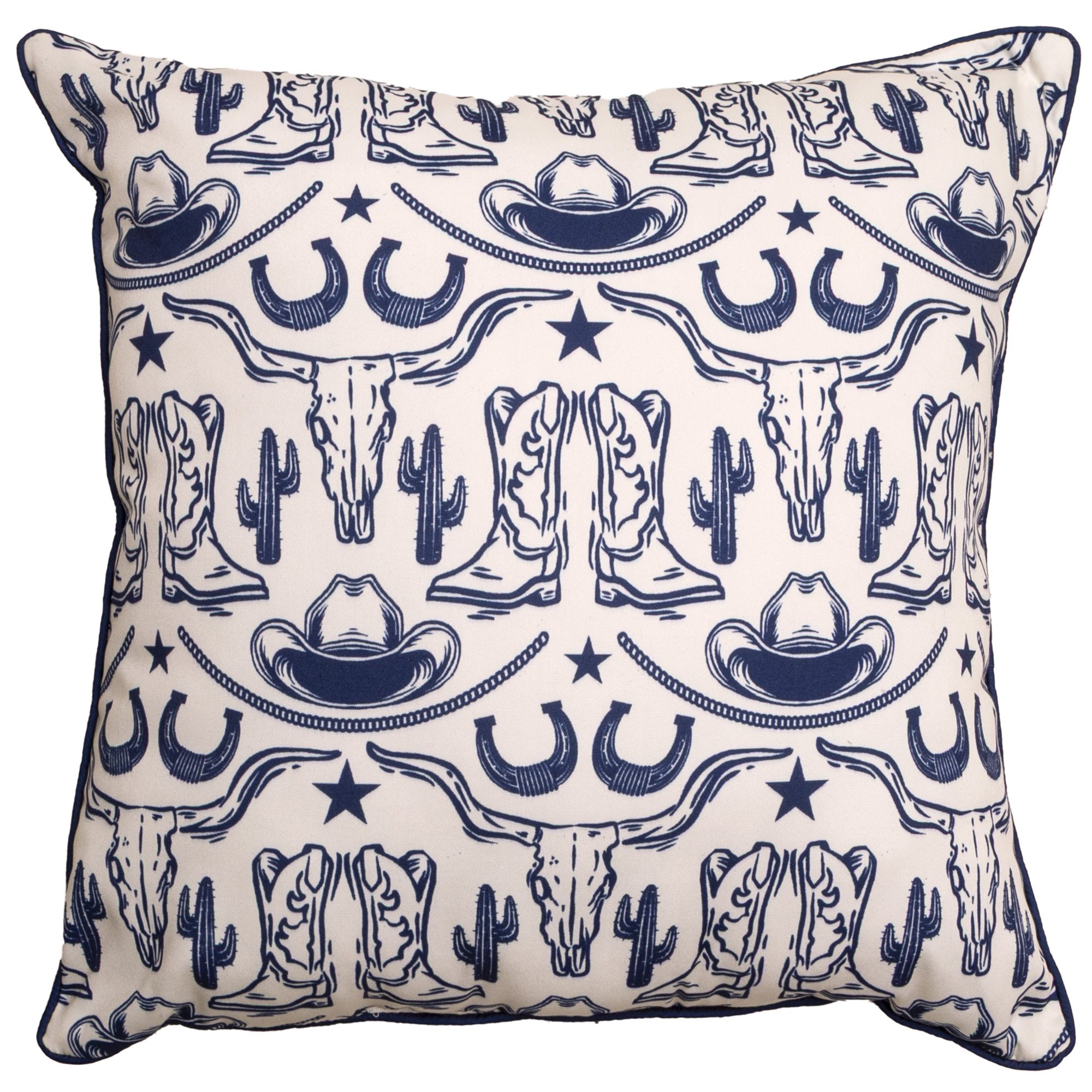 Texas Proud Texas Icons Decorative Throw Pillow - Blue - Shop Seasonal ...