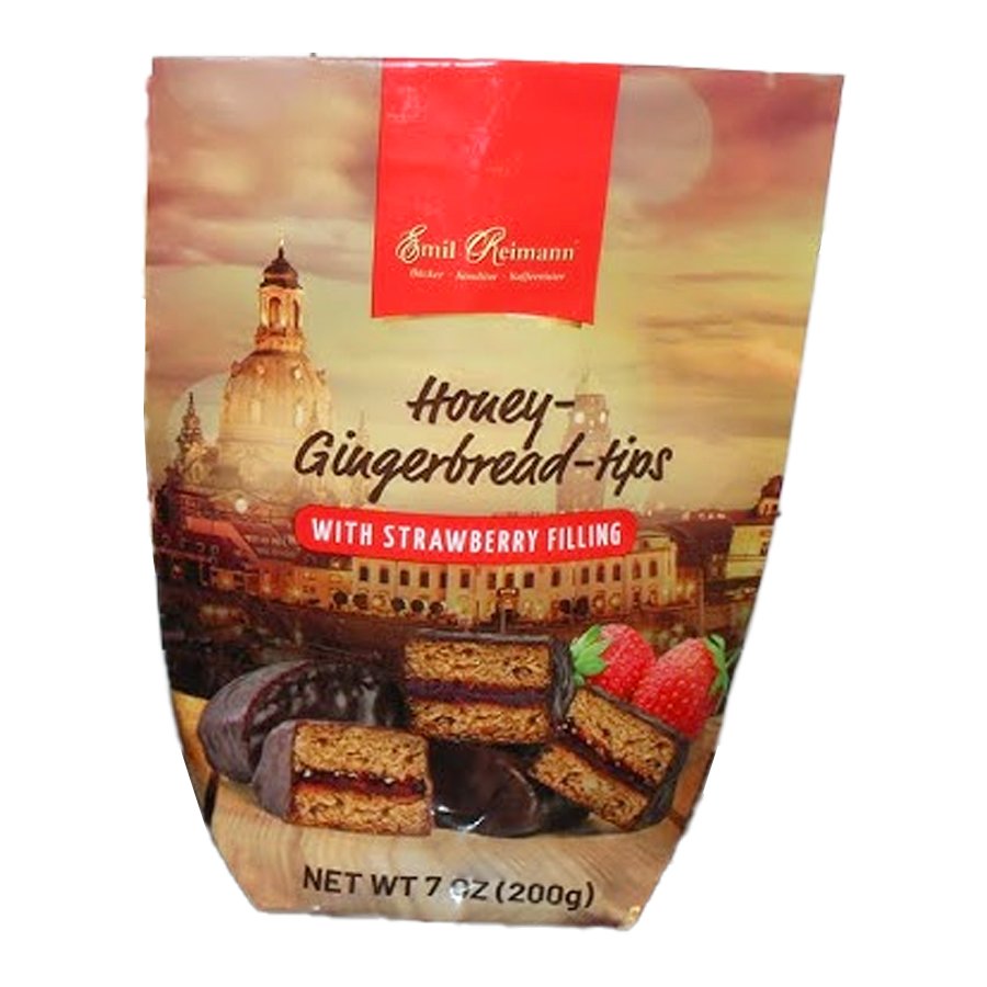 Emil Reimann Gingerbread Tips With Strawberry Fruit Filling, 7 oz ...