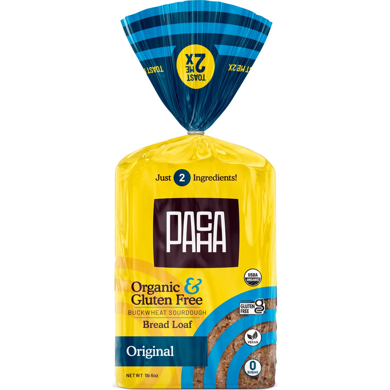 Pacha Organic Gluten Free Buckwheat Sourdough Bread - Original - Shop ...