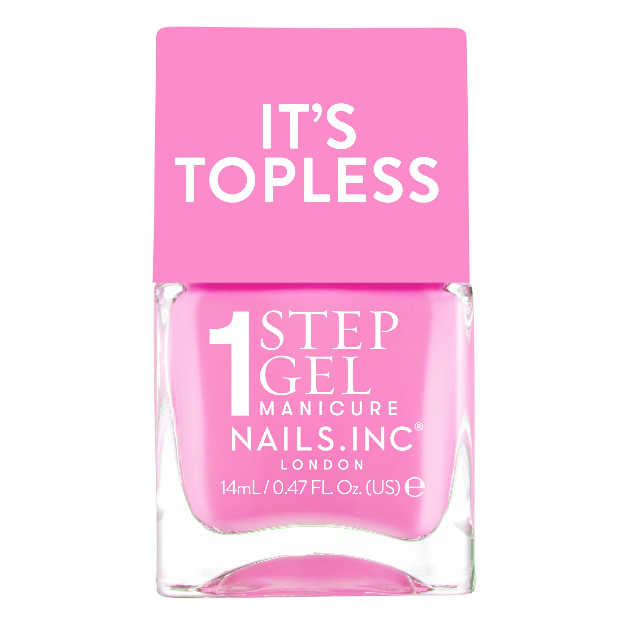Nails Inc Its Topless 1 Step Gel Nail Polish - Miley - Shop Nail polish ...