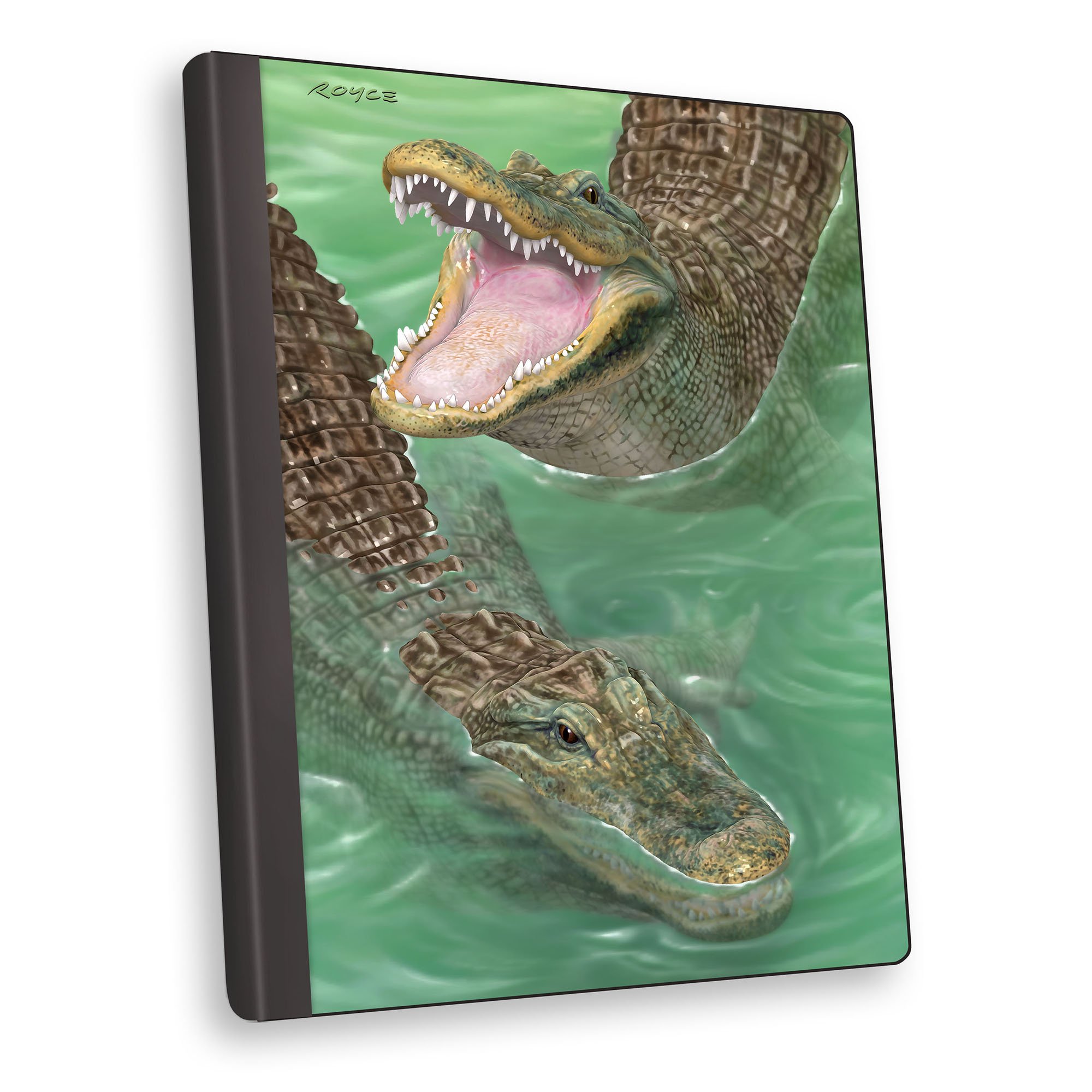 Artgame Lenticular Wide Ruled Composition Notebook - Smiling Crocodiles - Shop Notebooks at H-E-B