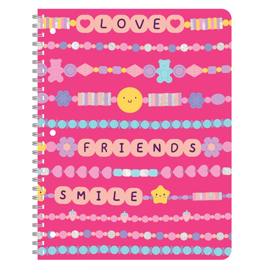 Eccolo 1 Subject Spiral Notebook - Friendship Bracelet - Shop Notebooks ...