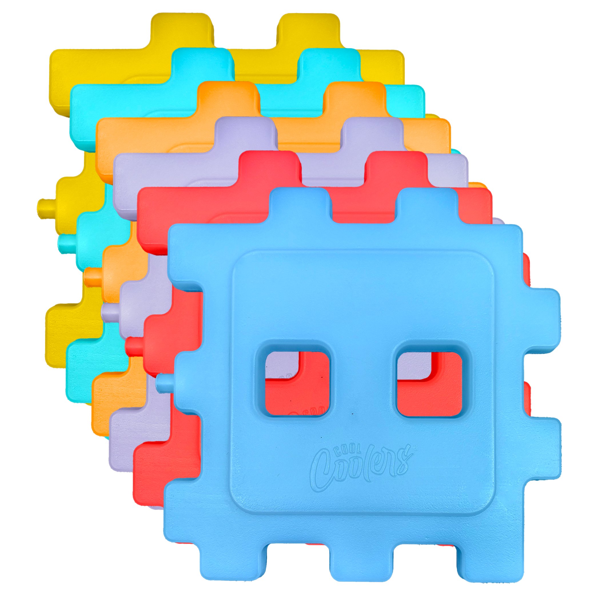 Fit + Fresh Cool Coolers Kids Shaped Ice Packs - Puzzle - Shop Coolers ...