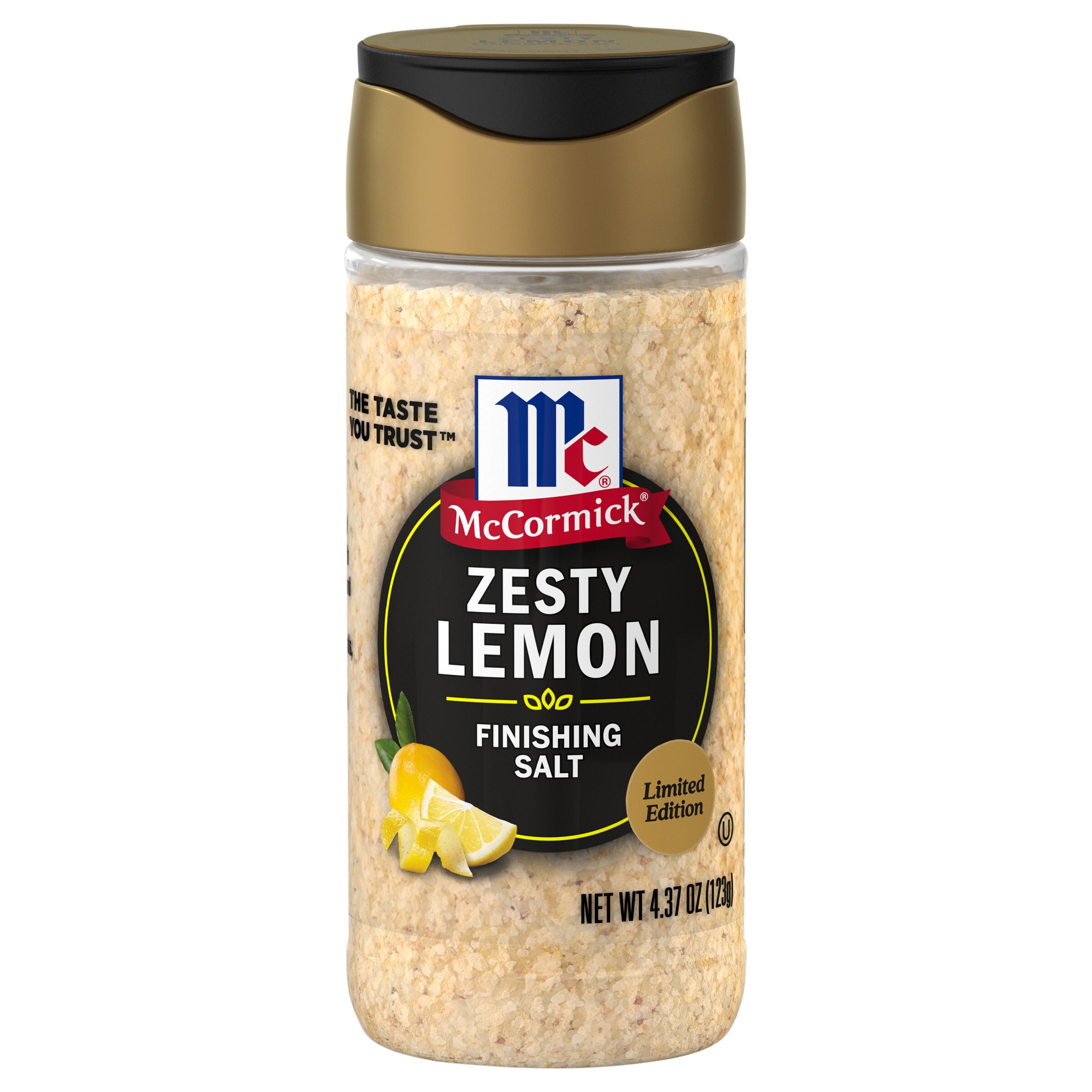 McCormick Limited Edition Zesty Lemon Finishing Salt - Shop Herbs ...
