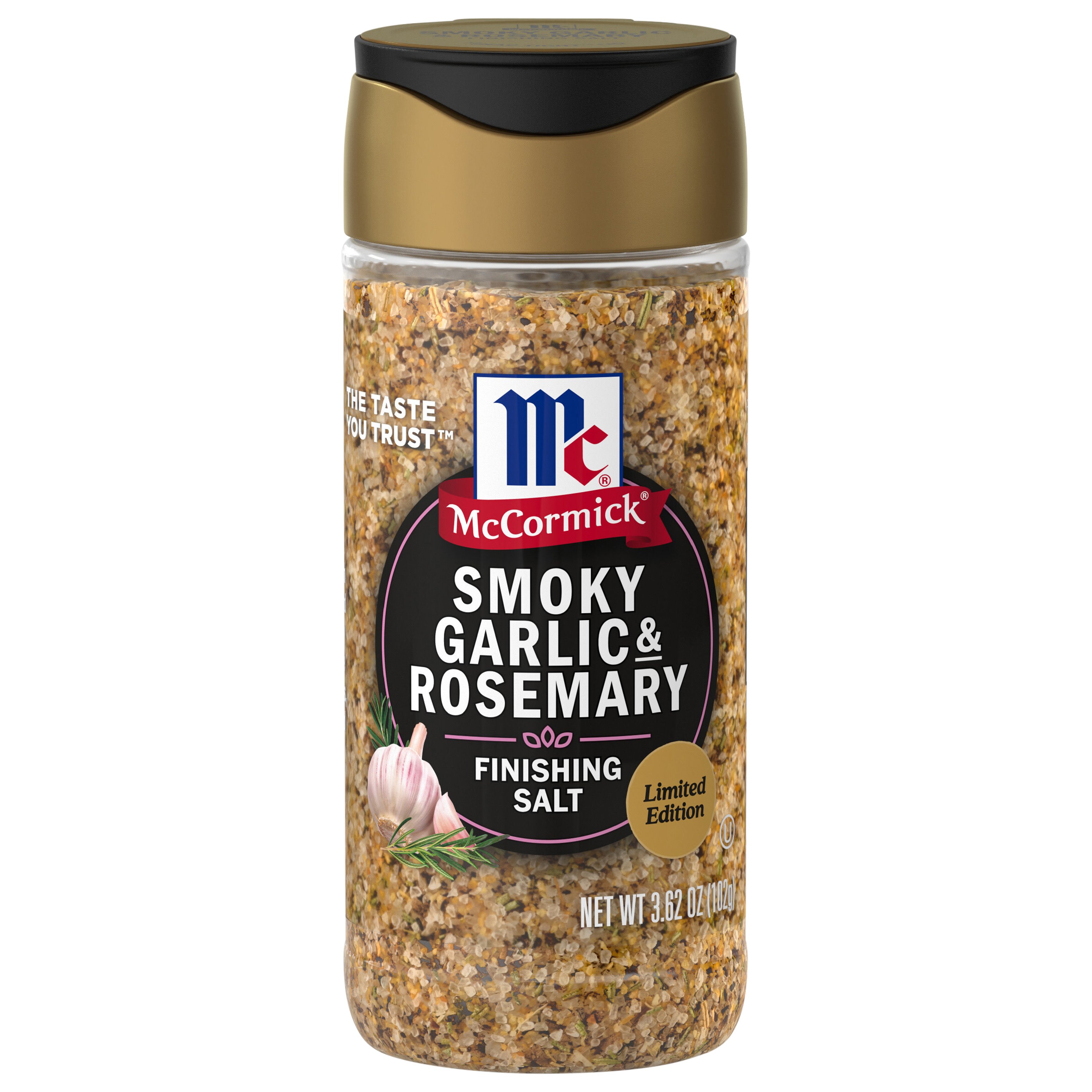 McCormick Limited Edition Smoky Garlic & Rosemary Finishing Salt - Shop ...