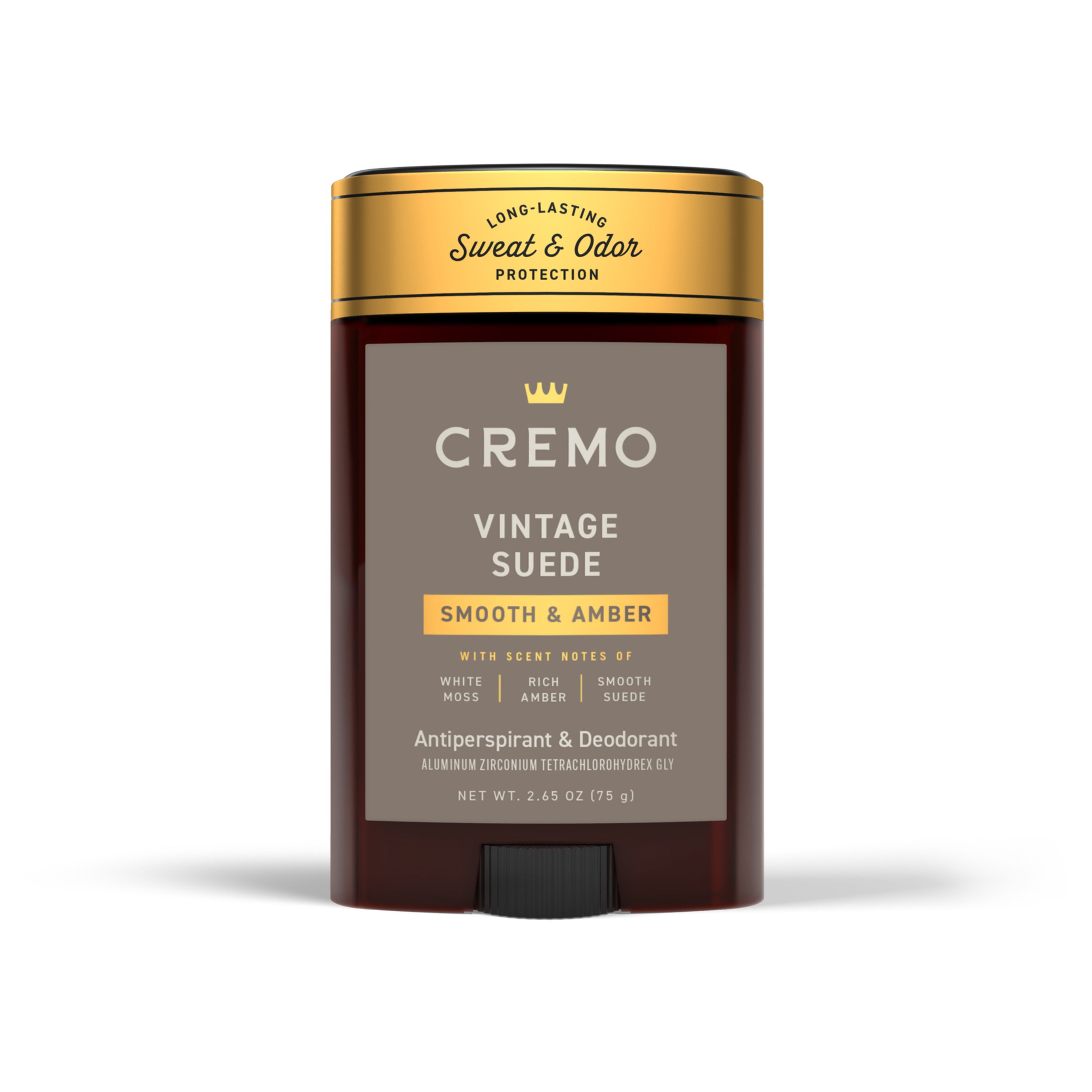 Cremo Antiperspirant Deodorant - Vintage Suede - Shop Deodorant & antiperspirant at H-E-B