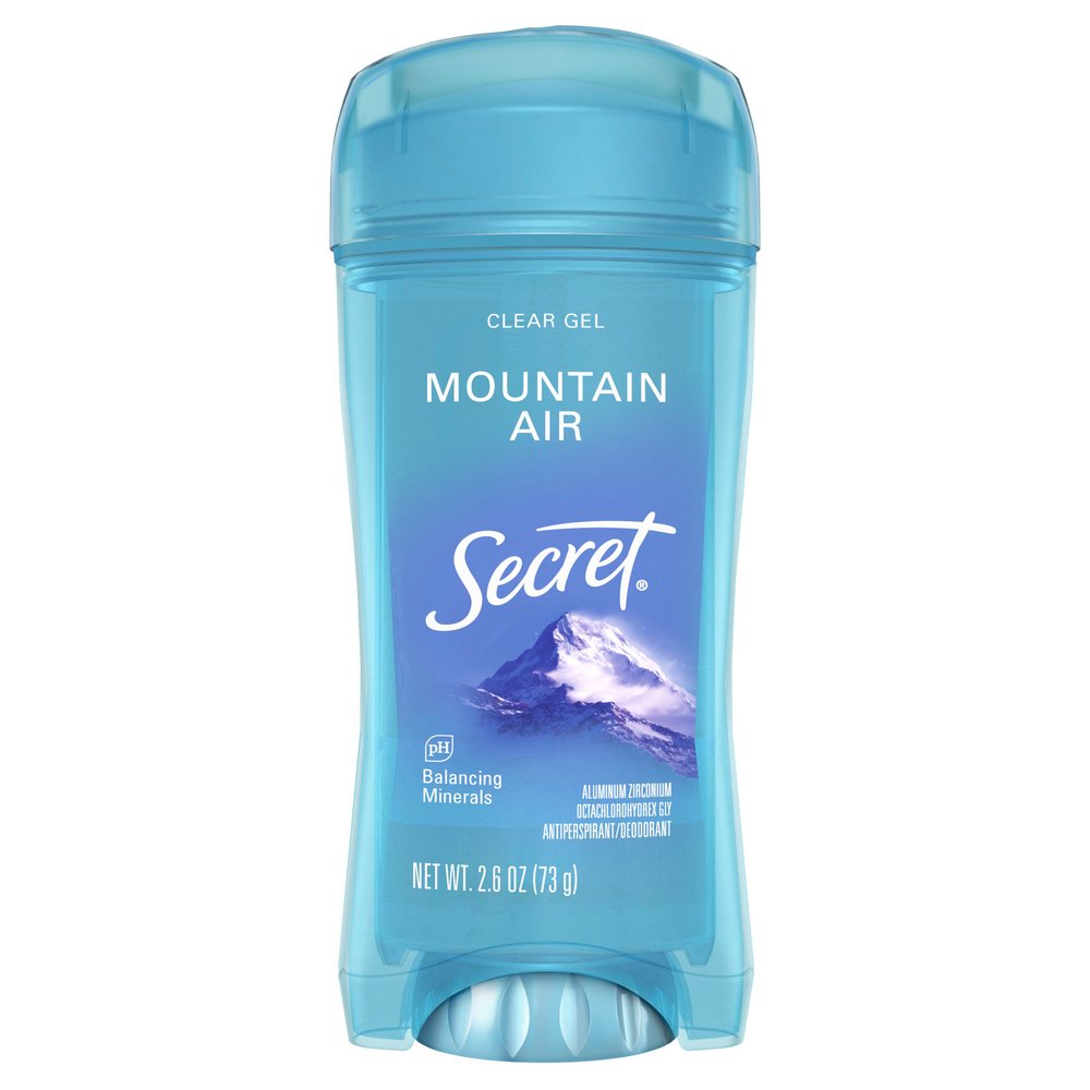 Secret Clear Gel Antiperspirant Deodorant - Mountain Air - Shop ...