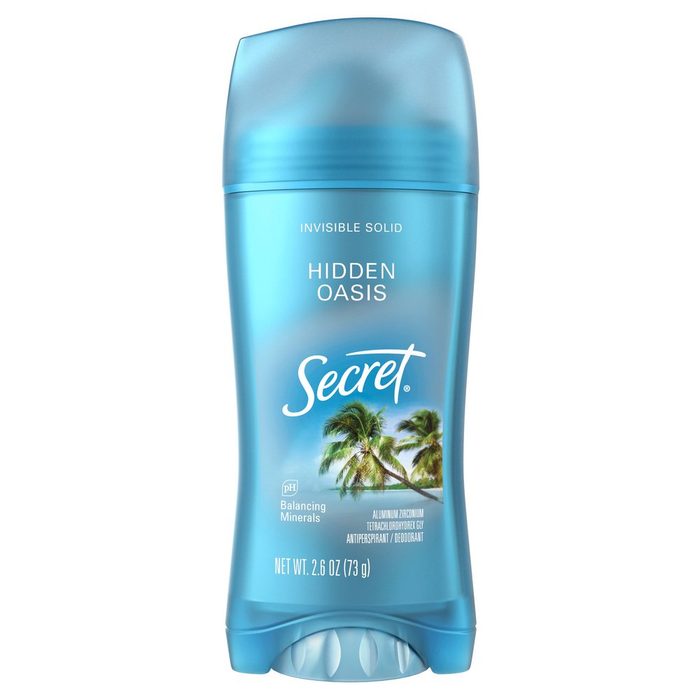 Secret Invisible Solid Antiperspirant Deodorant - Hidden Oasis - Shop ...