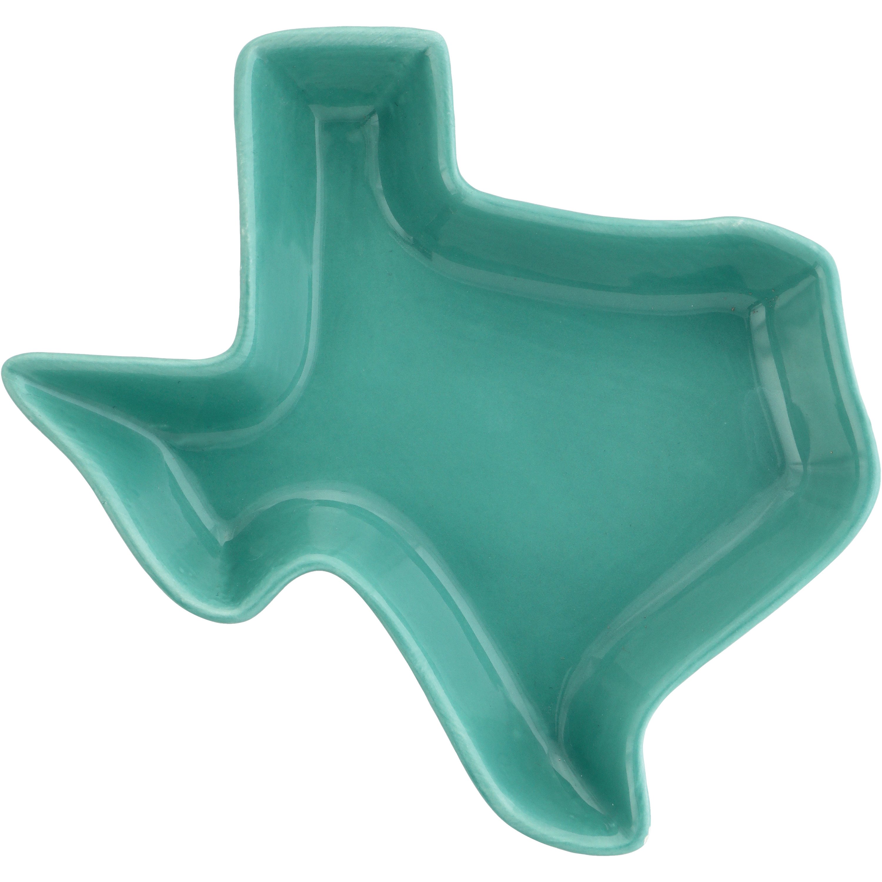 Destination Holiday Texas Shaped Ceramic Trinket Tray - Teal - Shop ...