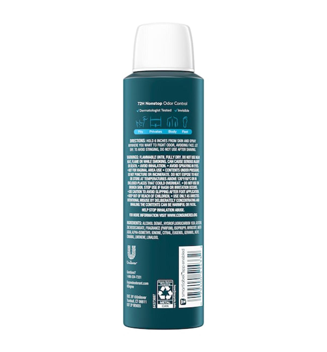 Degree Whole Body Deodorant Spray - Ocean Rush - Shop Deodorant ...