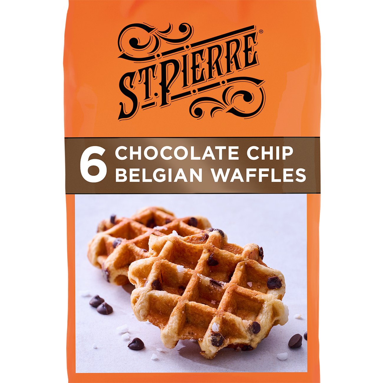 St Pierre Chocolate Chip Belgian Waffles - Shop Snack cakes at H-E-B
