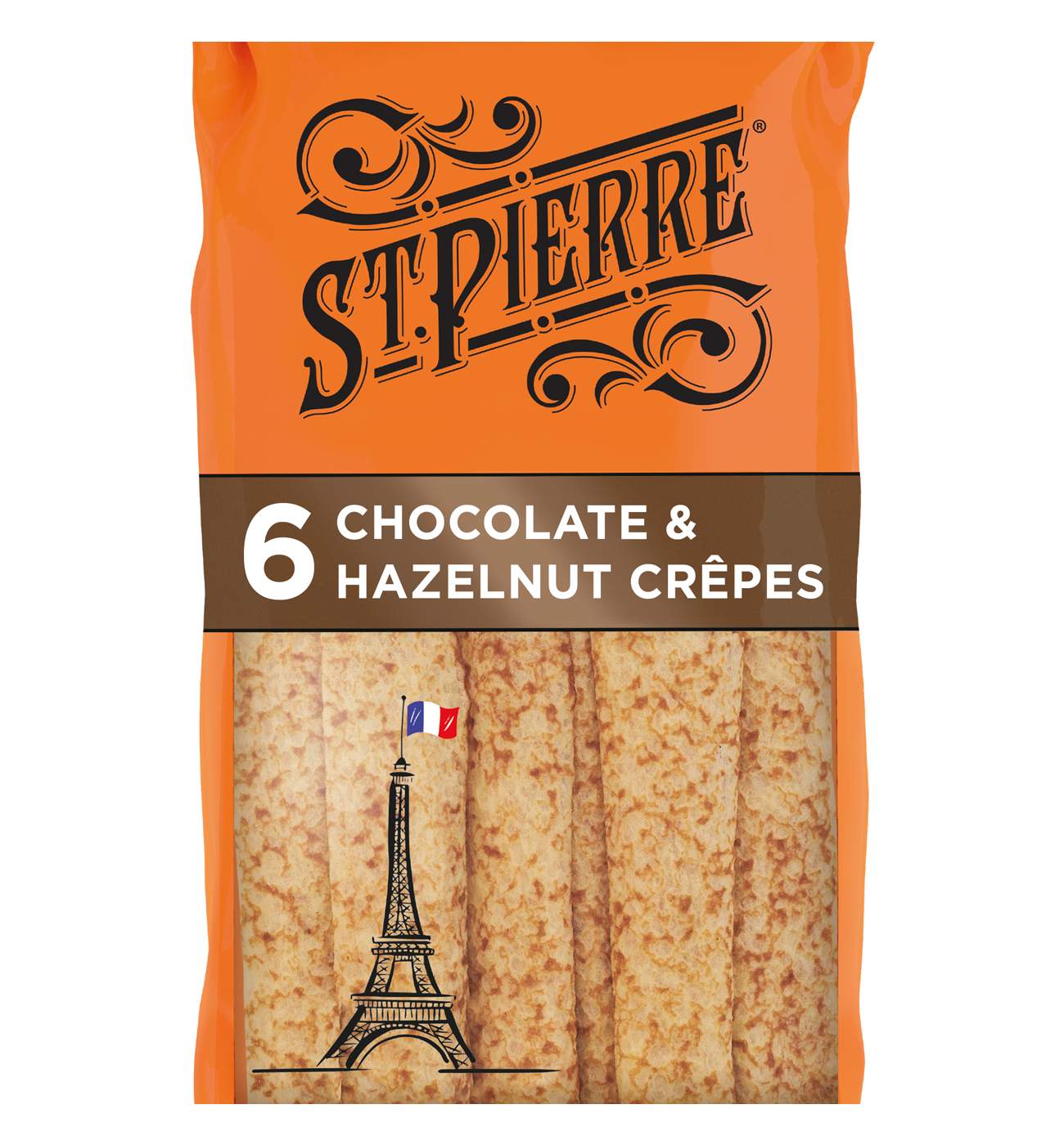 St Pierre Chocolate & Hazelnut Rolled Crepes - Shop Snack cakes at H-E-B