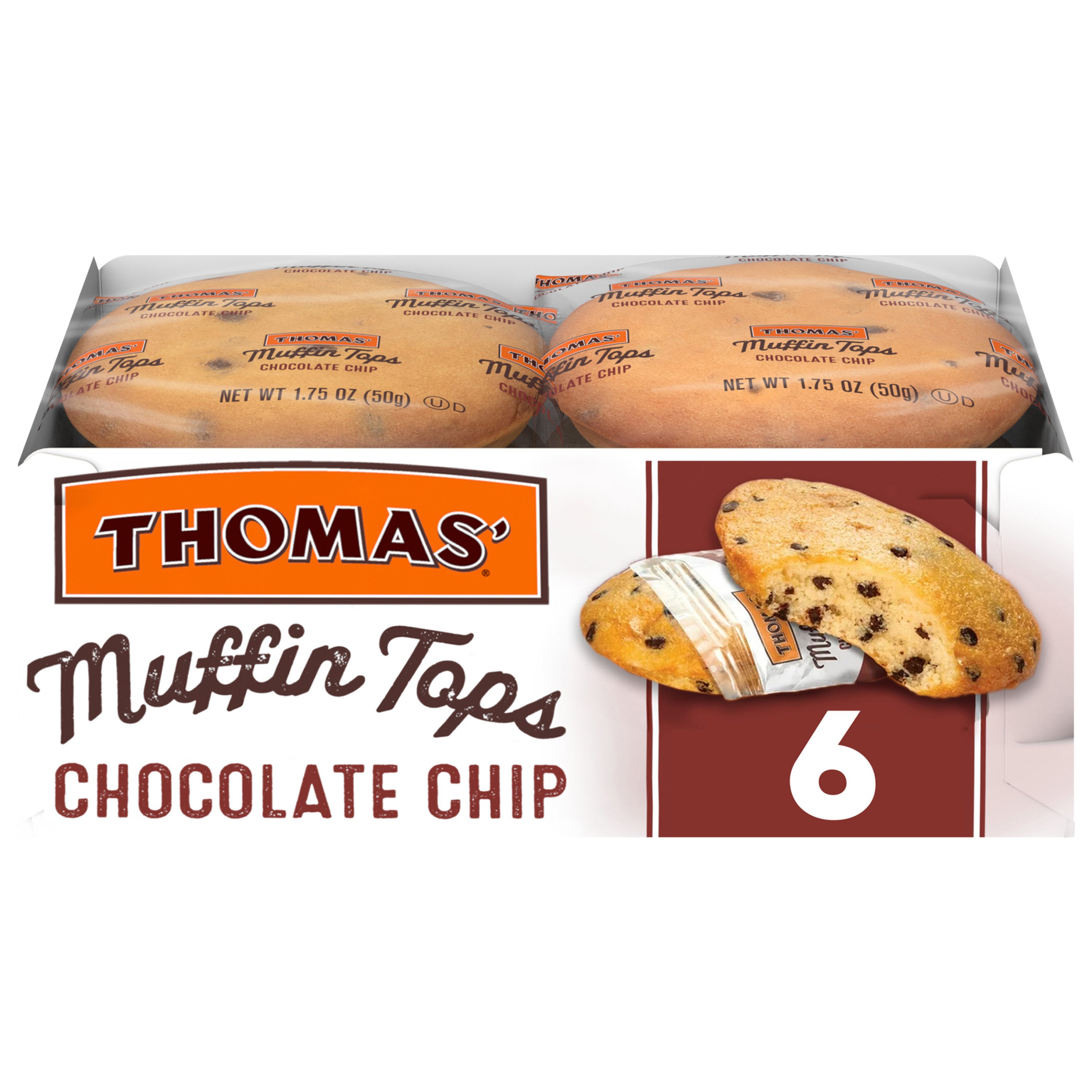 Thomas' Muffin Tops - Chocolate Chip - Shop Snack cakes at H-E-B