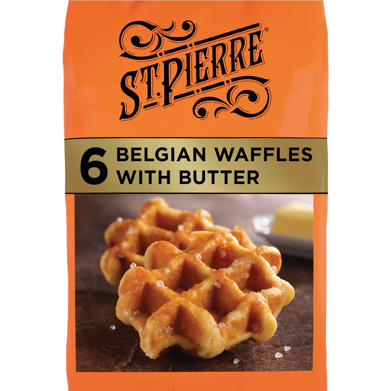 St Pierre Belgian Waffles with Butter - Shop Snack cakes at H-E-B