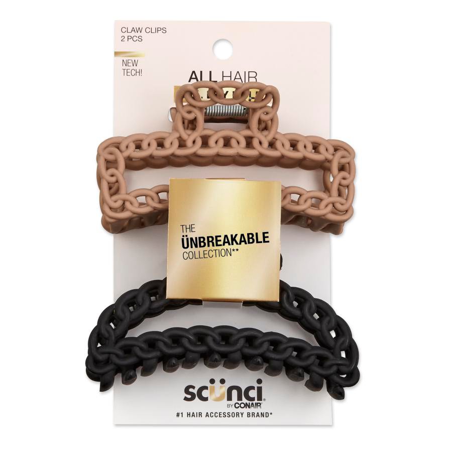 Scunci Unbreakable Chain Claw Clips - Shop Hair accessories at H-E-B