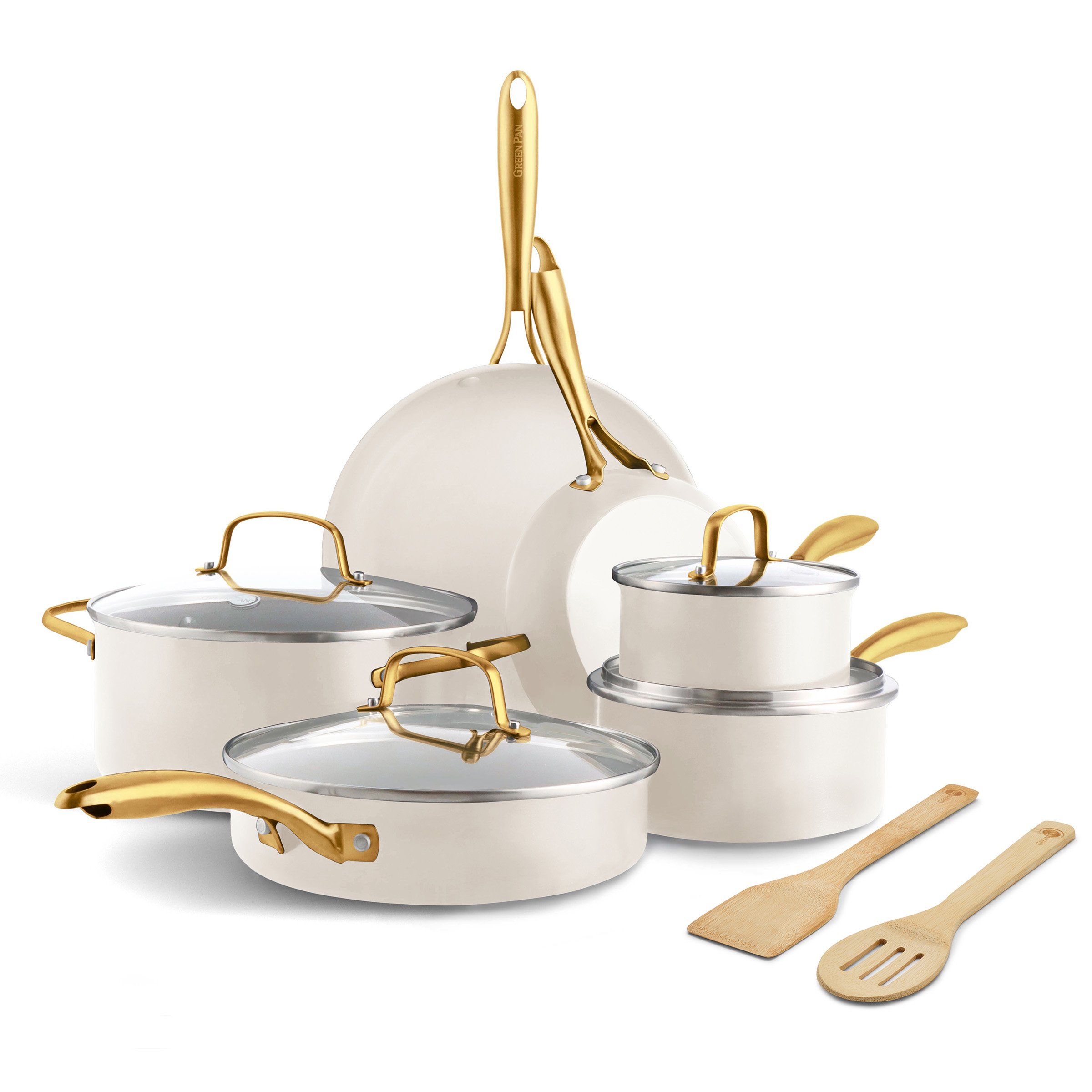 GreenPan Studio Cookware Set - Linen - Shop Cookware sets at H-E-B