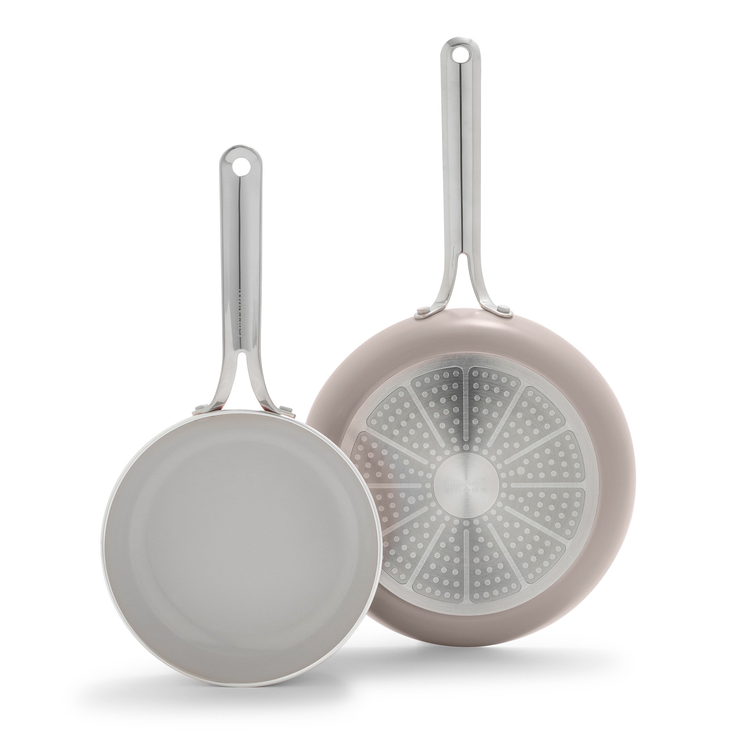 GreenPan Nova Fry Pan Set - Clay - Shop Frying pans & griddles at H-E-B