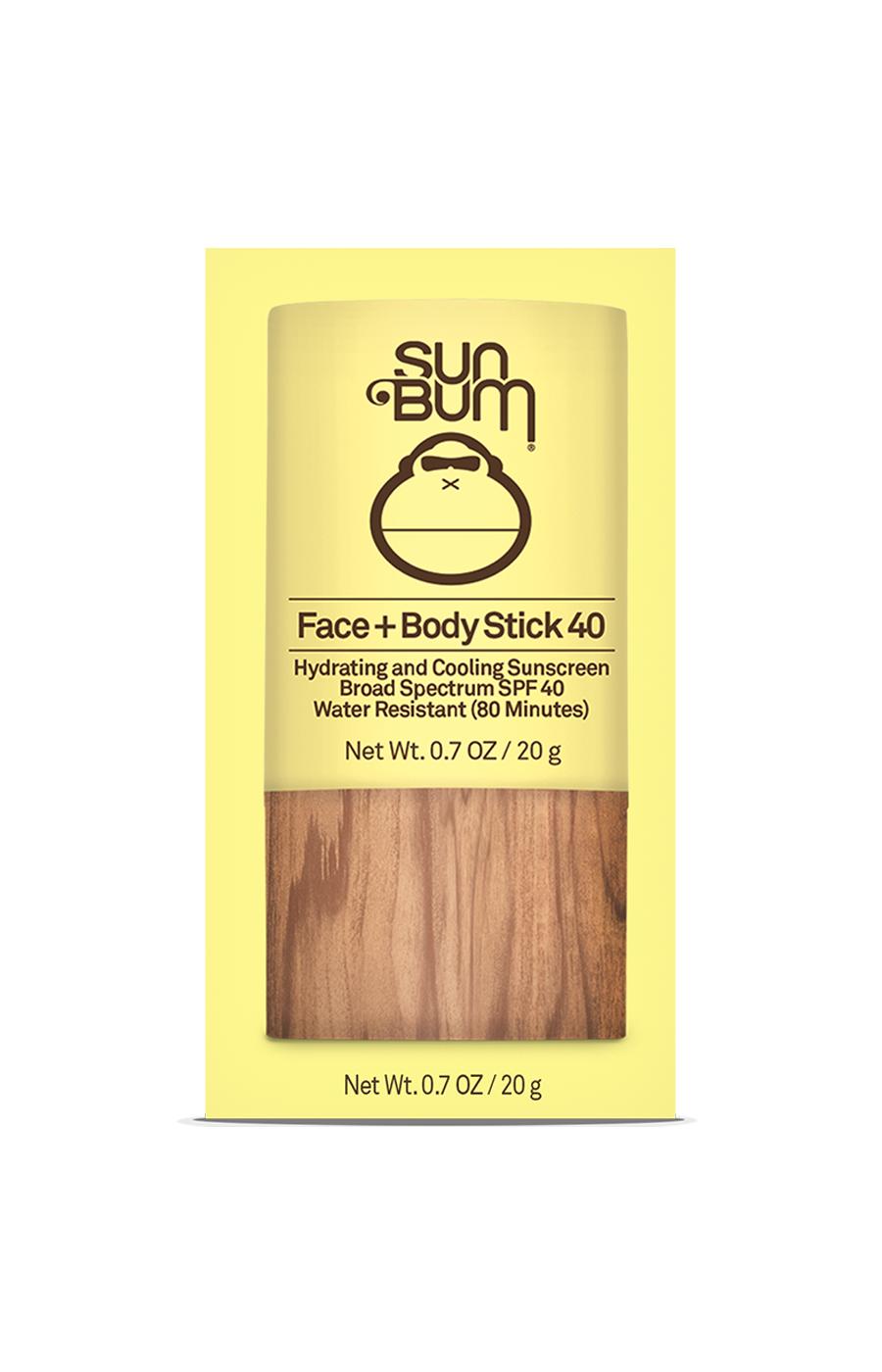 Sun Bum Hydrating & Cooling Sunscreen Face + Body Stick - SPF 40 ...
