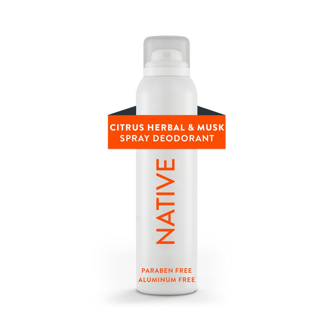 Native Deodorant & Body Spray - Citrus & Herbal Musk - Shop Deodorant ...