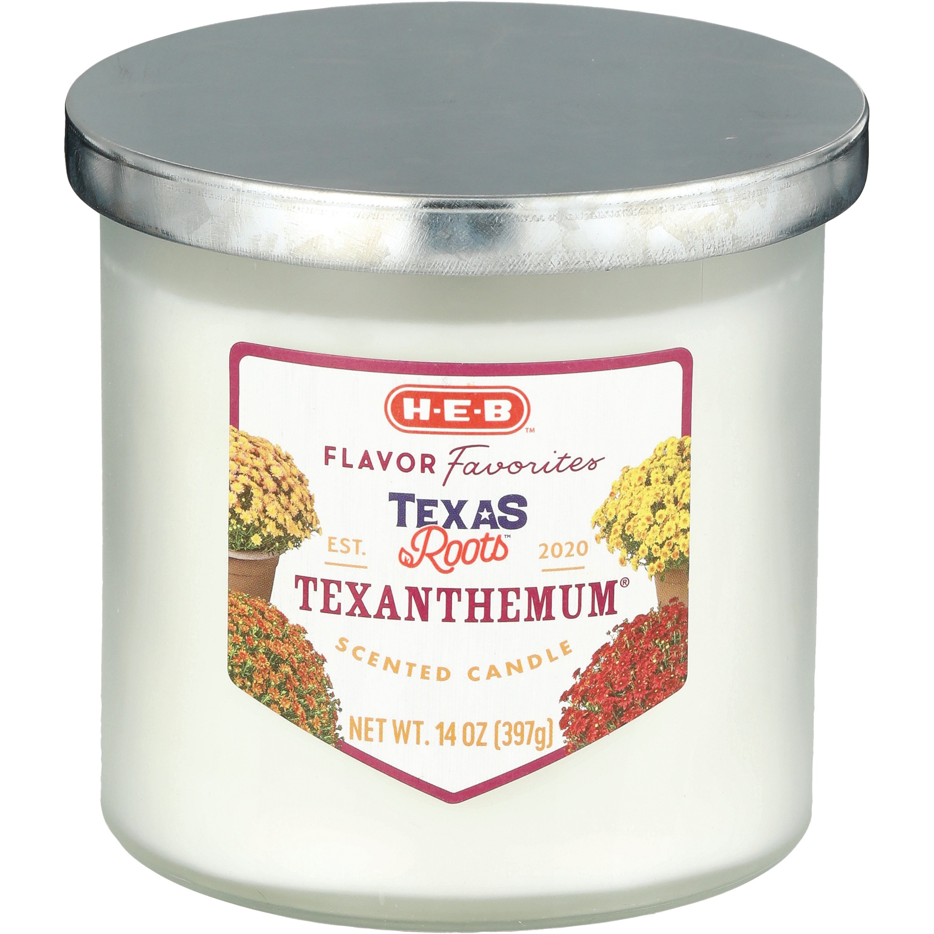 H-E-B Flavor Favorites Texas Roots Texanthemum Scented Candle - Shop ...