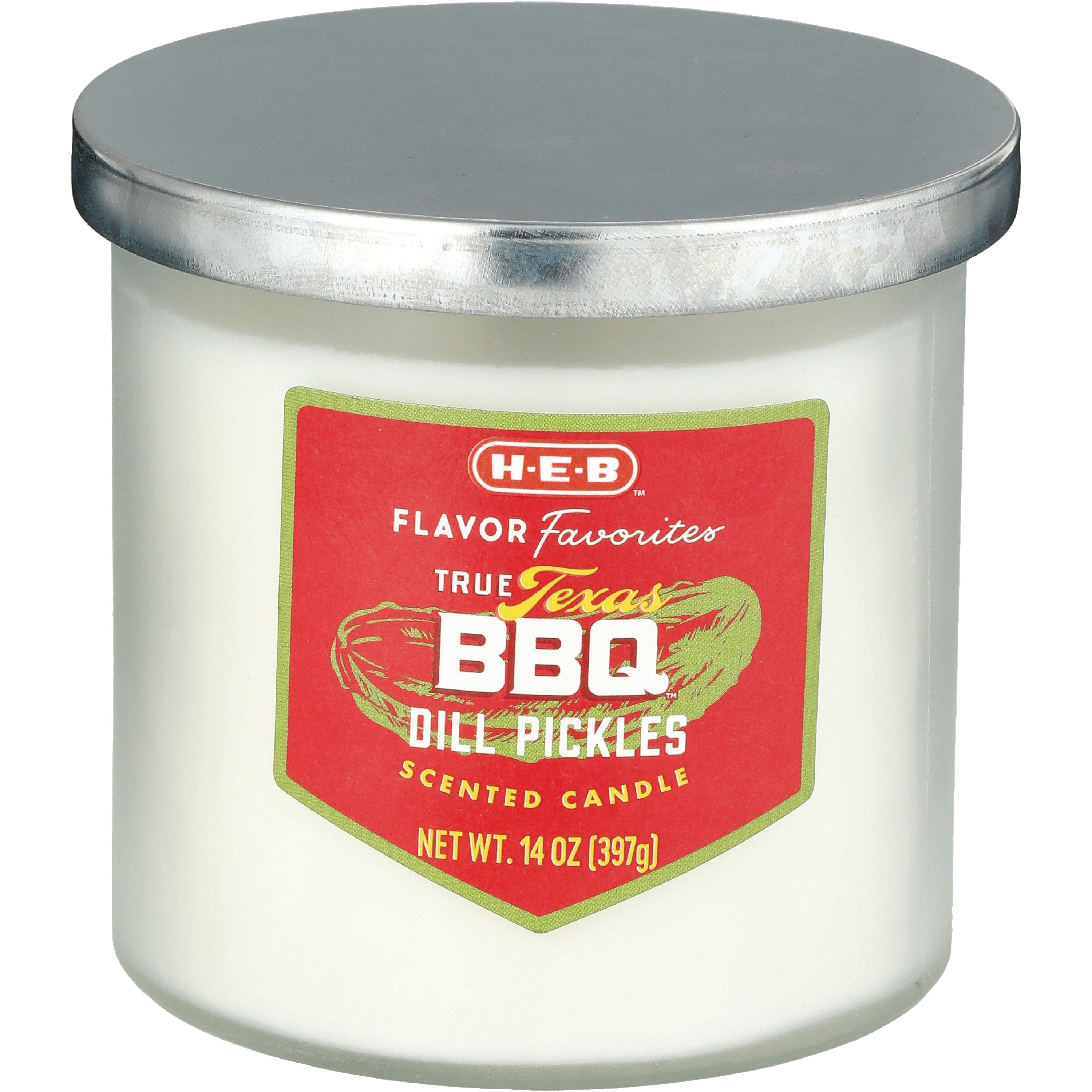 H-E-B Flavor Favorites True Texas BBQ Dill Pickles Scented Candle ...