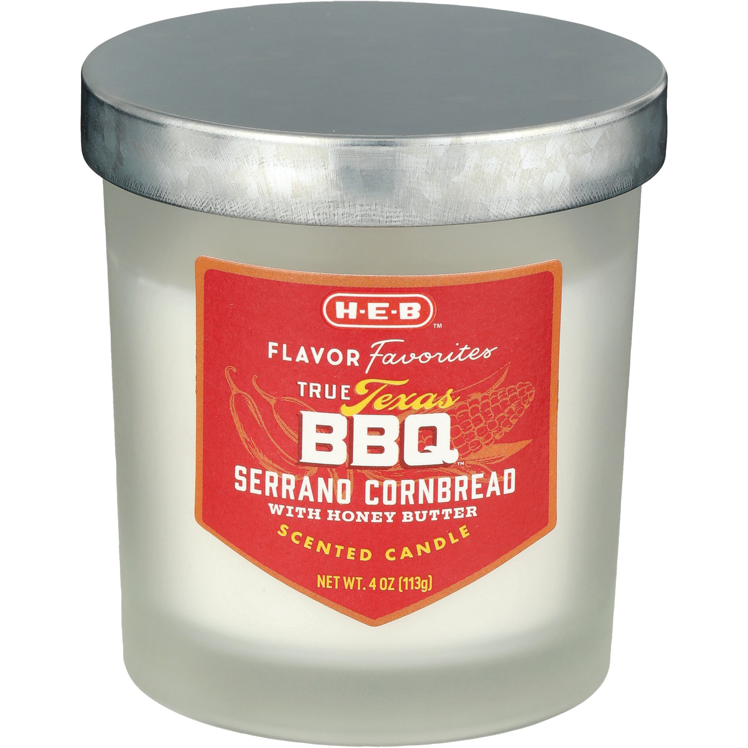 H-E-B Flavor Favorites True Texas BBQ Serrano Cornbread Scented Candle ...