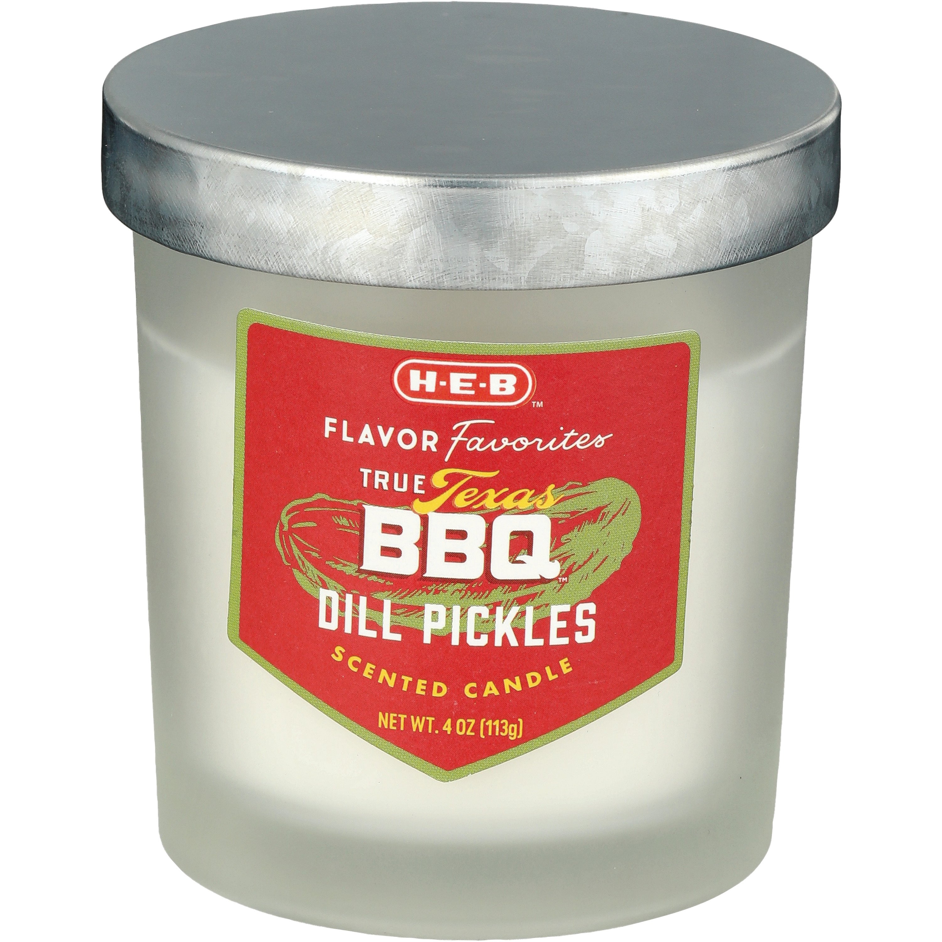 H-E-B Flavor Favorites True Texas BBQ Dill Pickles Scented Candle ...