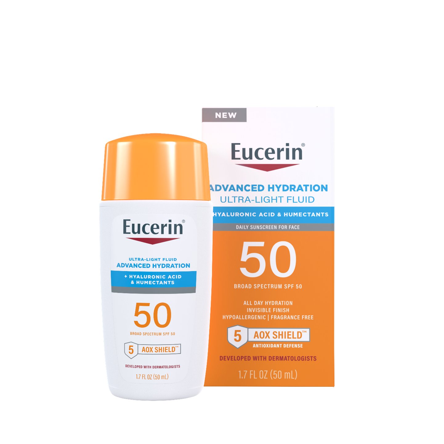 Eucerin Advanced Hydration Ultra-Light Face Sunscreen - SPF 50 - Shop ...