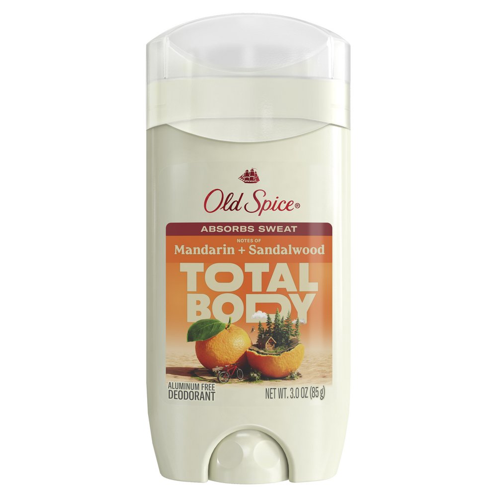 Old Spice Total Body Deodorant - Mandarin & Sandalwood - Shop Deodorant ...