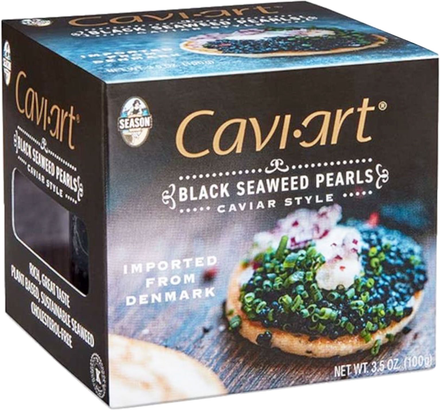 Cavi·Art Caviar Style Black Seaweed Pearls, 3.5 oz | Central Market ...