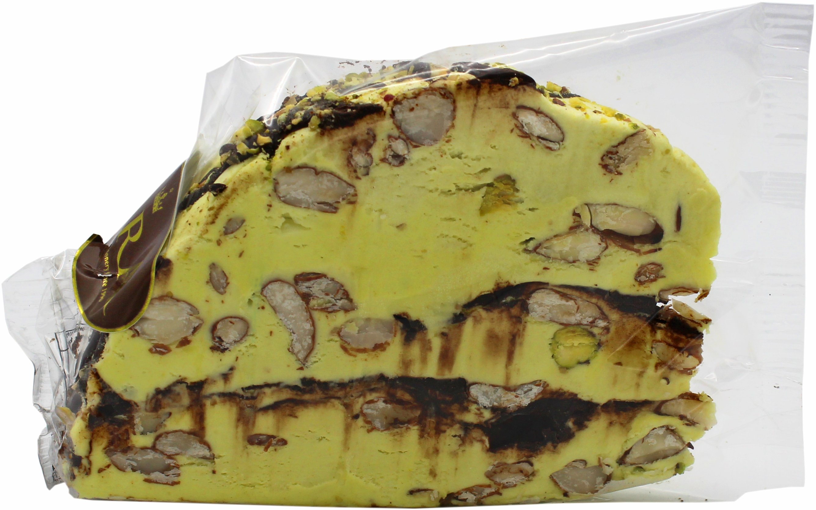 Sara Dolciaria Round Torrone Cake Slice with Pistachios & Chocolate, 8. ...