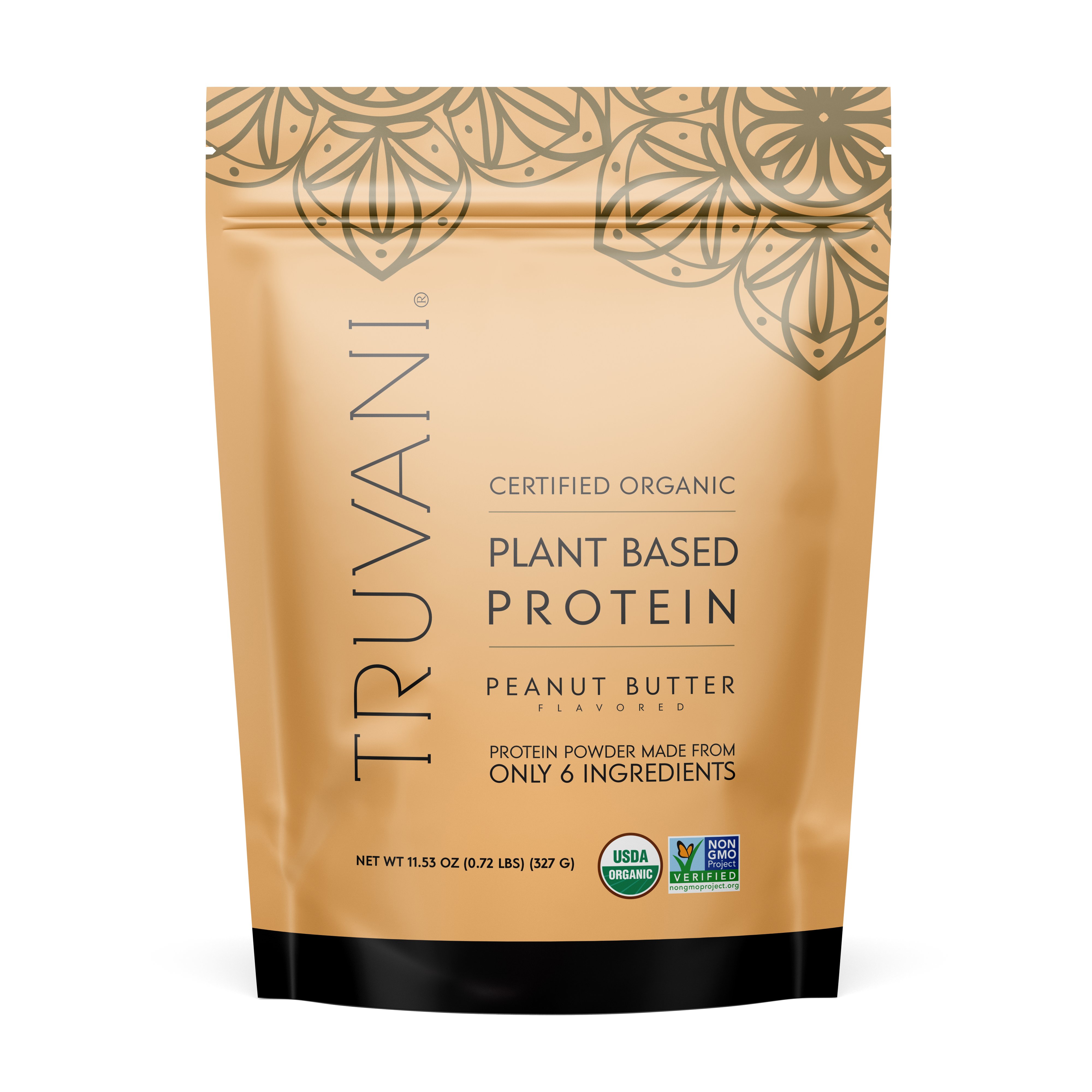 Truvani Peanut Butter Plant-Based Protein Powder, 11.53 oz | Central ...