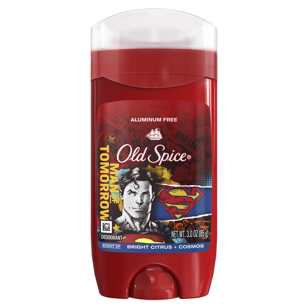 Old Spice Deodorant Man Of Tomorrow Superman - Bright Citrus & Cosmos ...