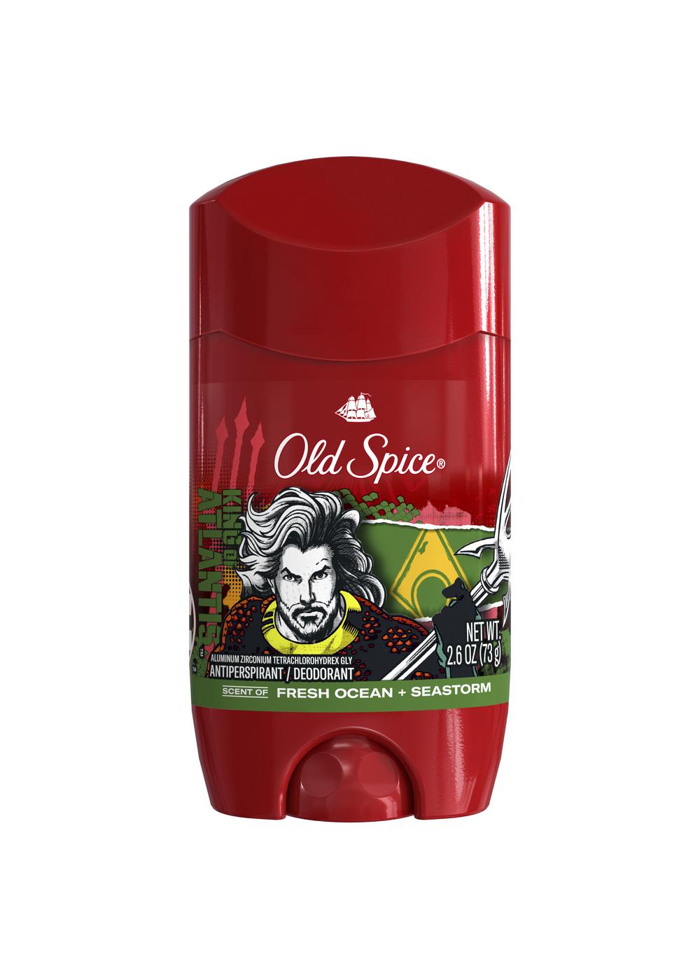 Old Spice Antiperspirant Deodorant - King of Atlantis Aquaman, Fresh ...