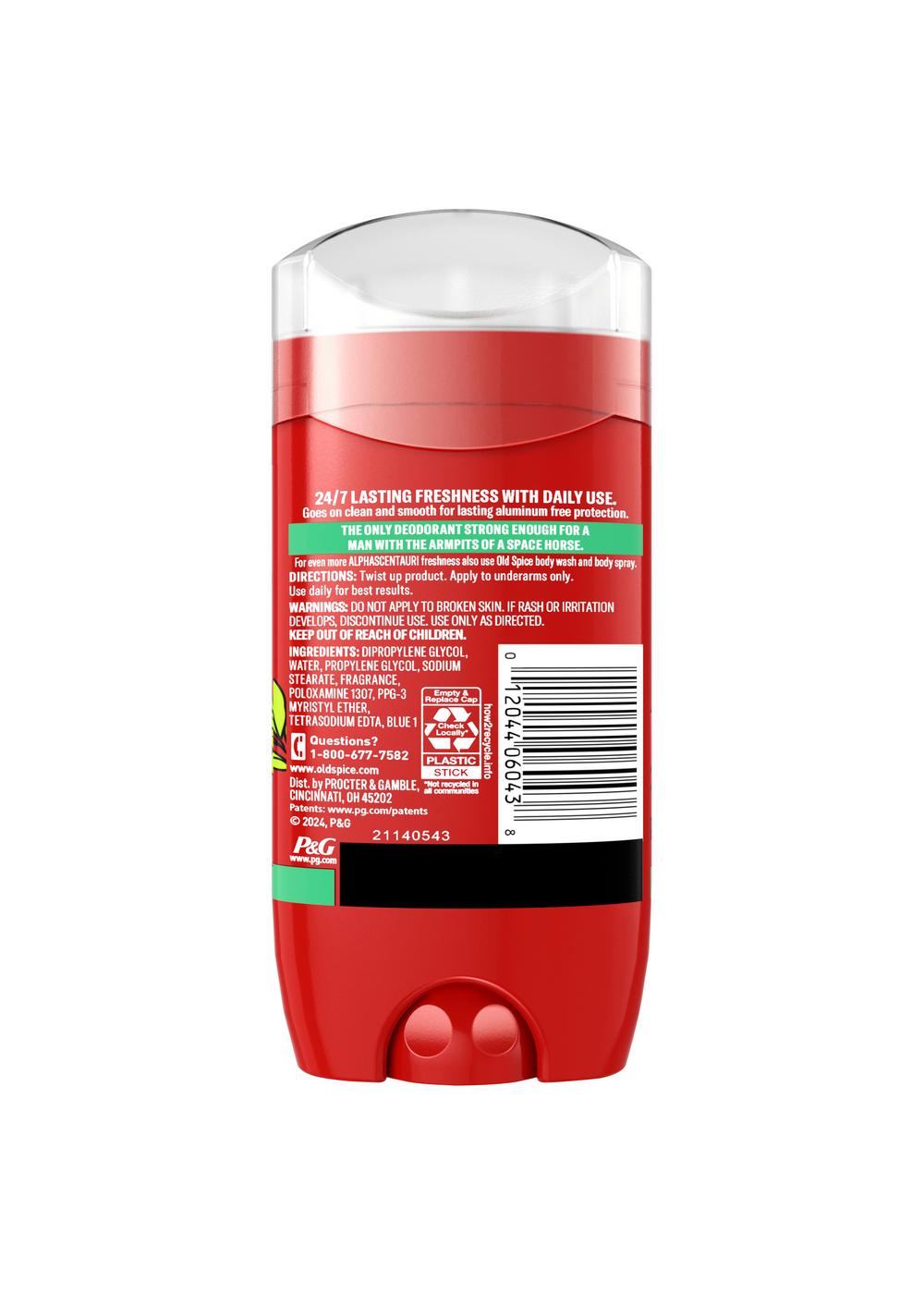 Old Spice Deodorant - Alphascentauri, Green Herbal Scent - Shop ...