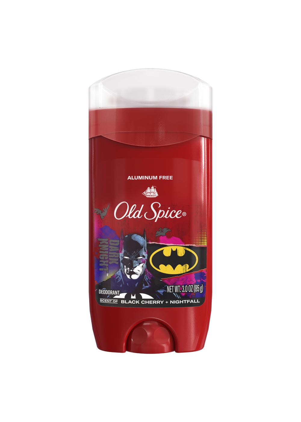 Old Spice Deodorant - Dark Knight Batman, Black Cherry & Nightfall ...
