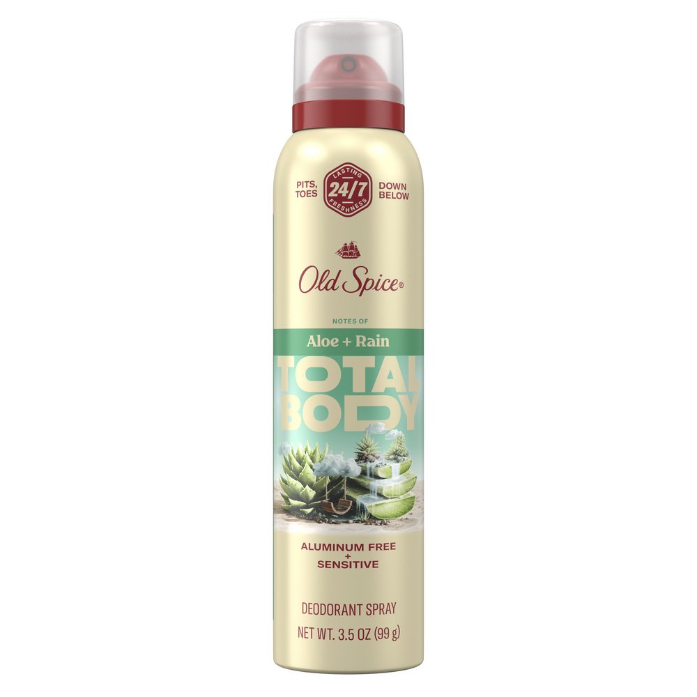 Old Spice Total Body Deodorant Spray - Aloe & Rain - Shop Deodorant ...