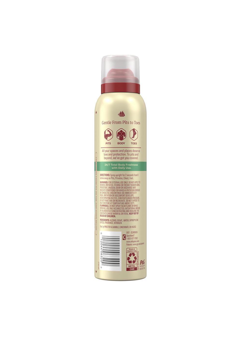 Old Spice Total Body Deodorant Spray - Aloe & Rain - Shop Deodorant ...
