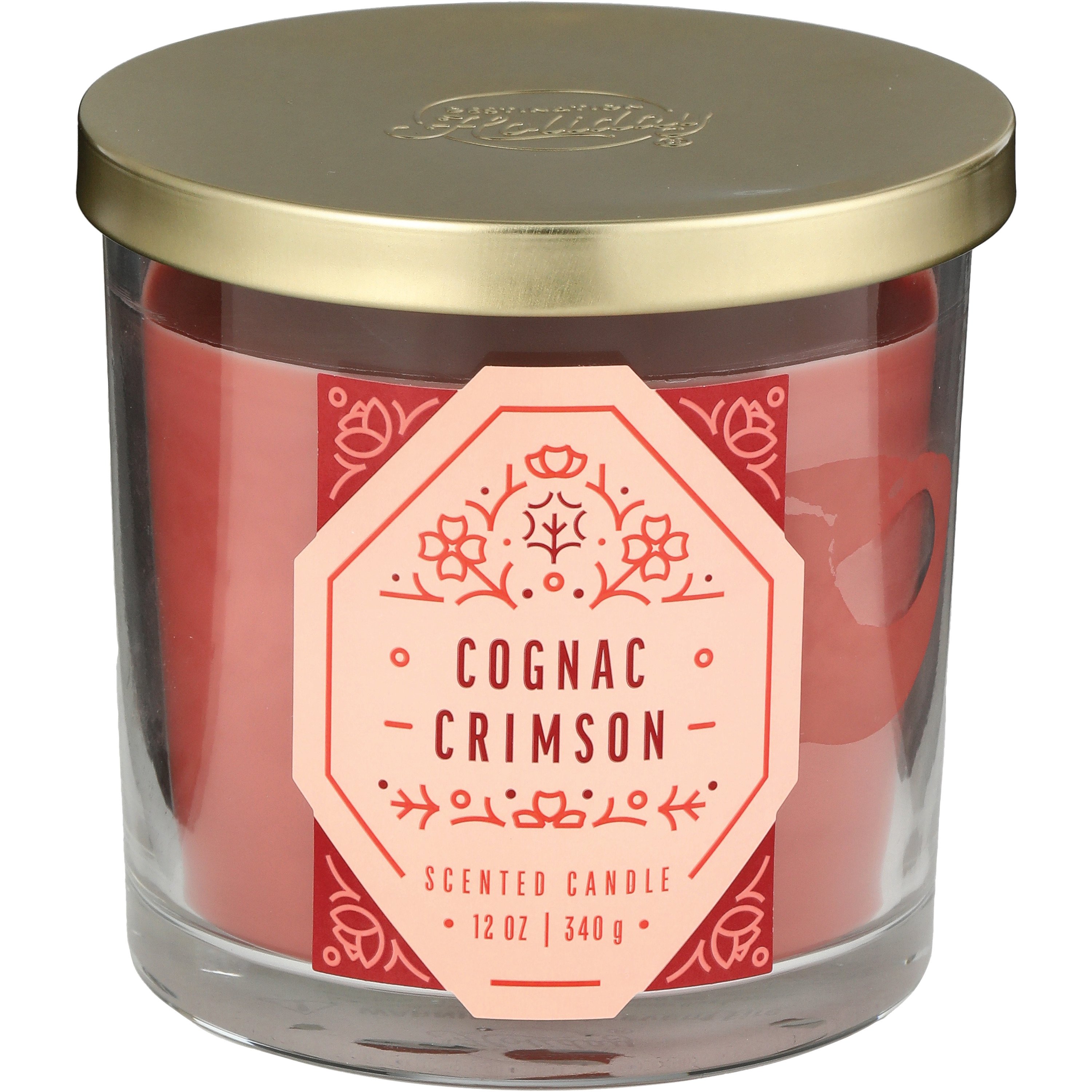 Destination Holiday Cognac Crimson Scented Fall Candle - Shop Candles ...