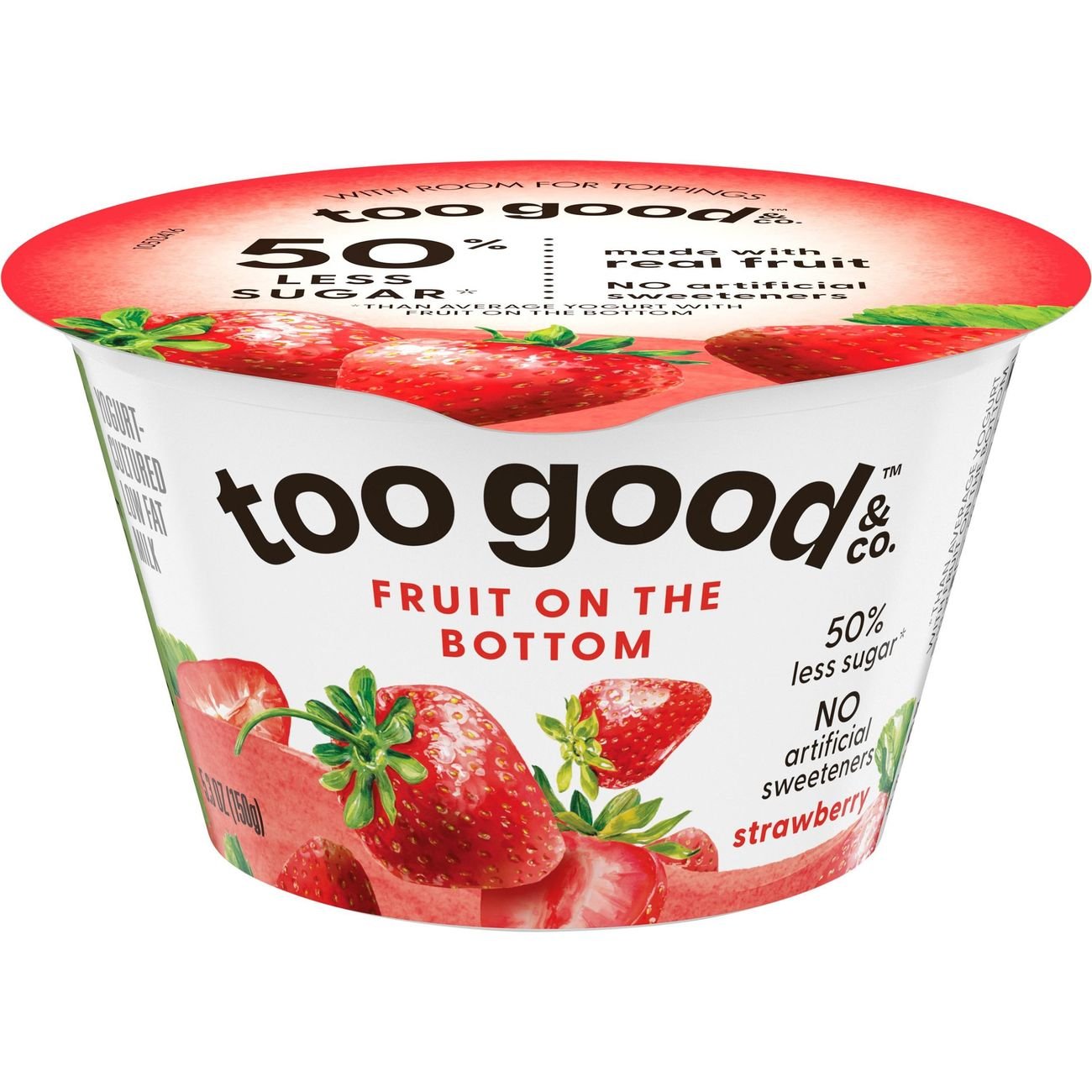 Too Good & Co. Fruit On The Bottom Greek Yogurt - Strawberry - Shop ...